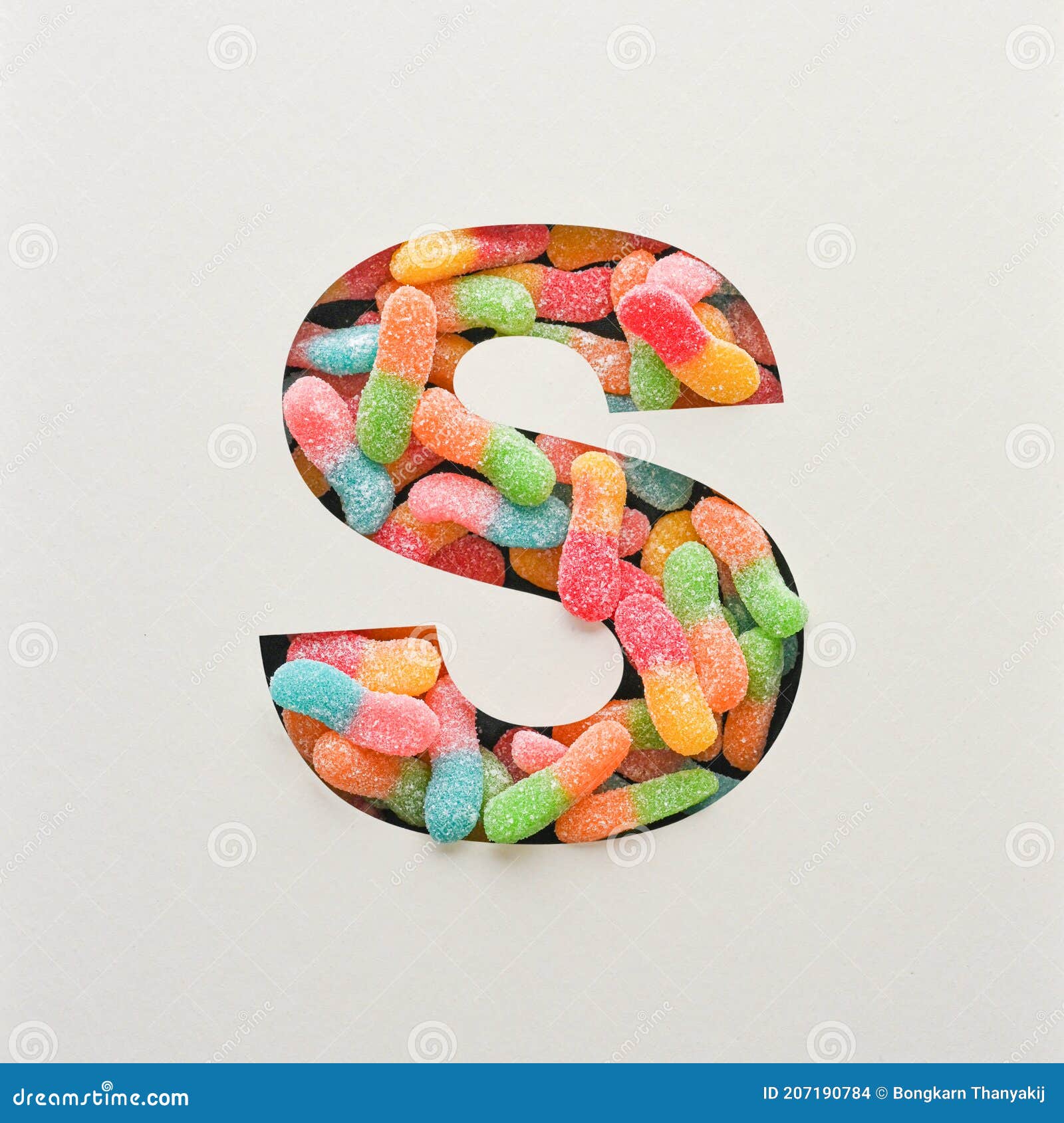 Font Design, Abstract Alphabet Font with Jelly, Realistic Typography ...