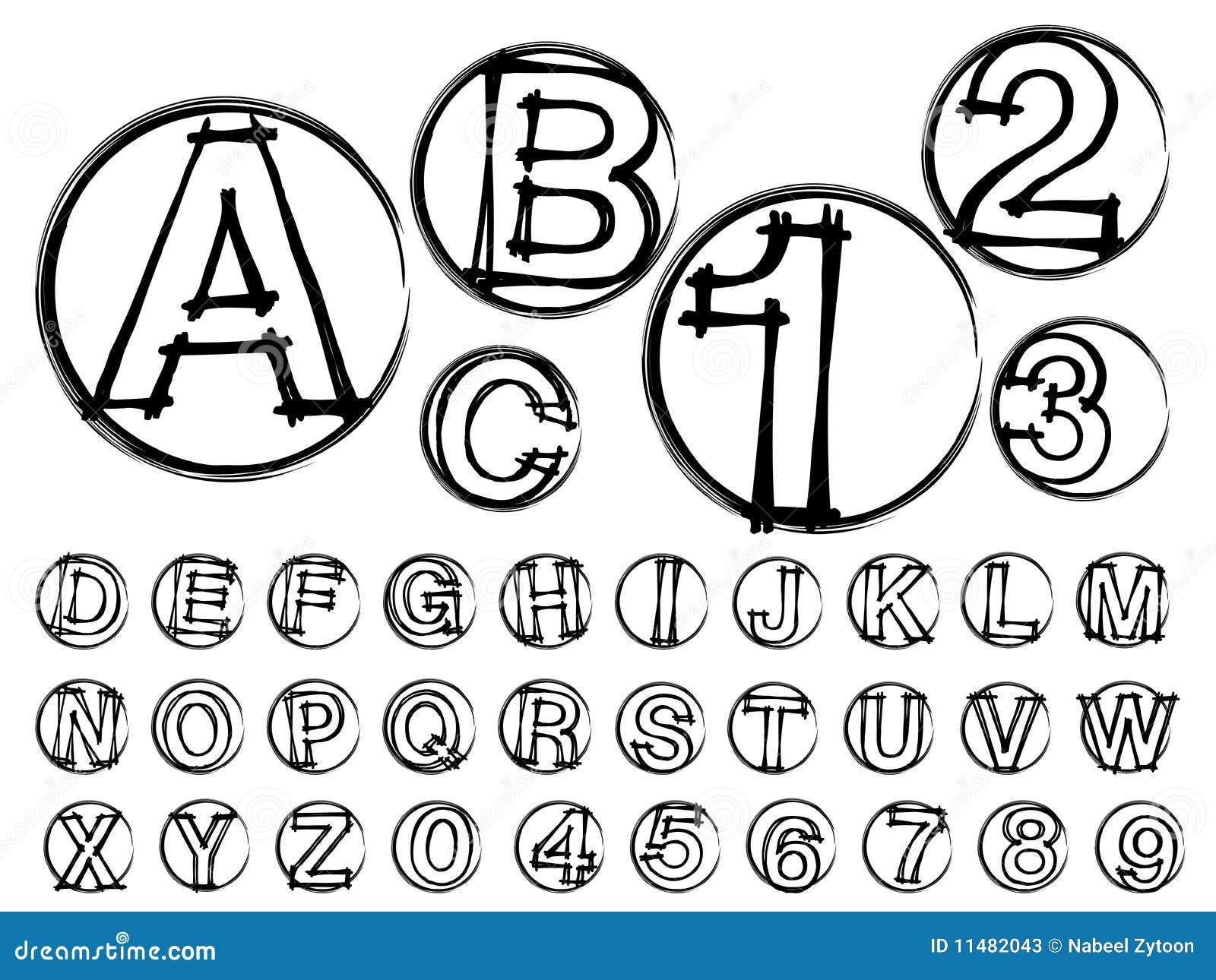Font design alphabet stock vector. Illustration of grungy - 11482043