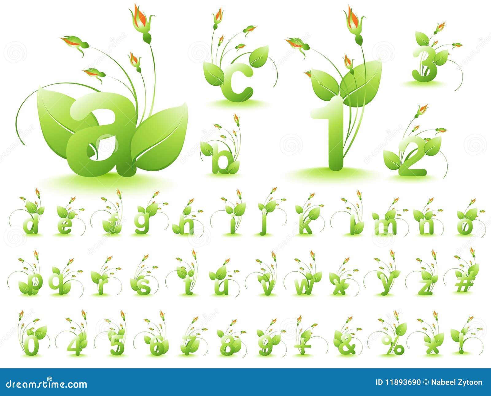 Font Design Alphabet Vector Illustration | CartoonDealer.com #11893690