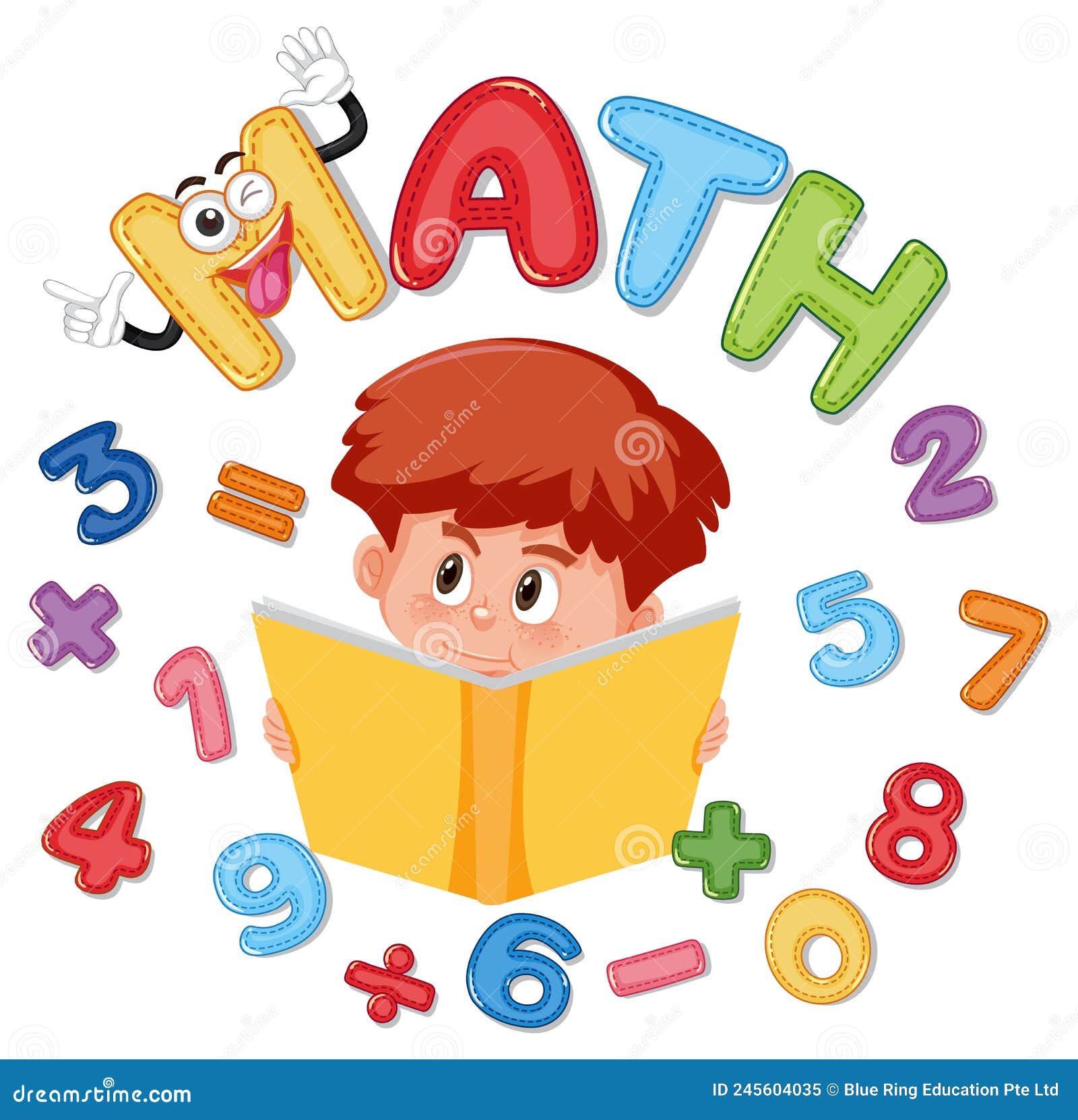 Math Girl With Abacus Cartoon Character | CartoonDealer.com #267652743