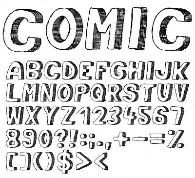 Font doodle stock vector. Illustration of learning, collection - 22707104