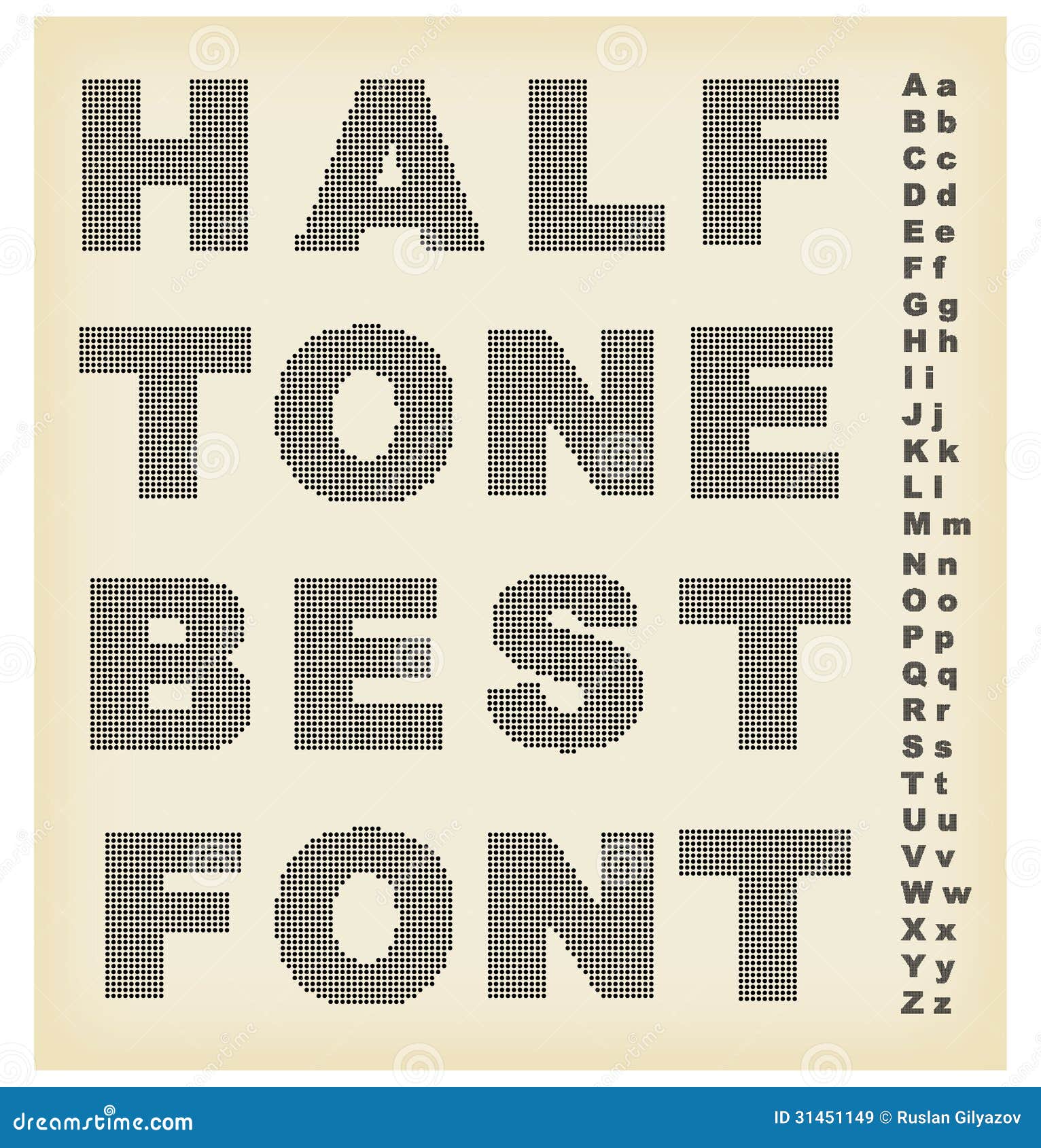 Font with effect halftone stock vector. Illustration of precious - 31451149