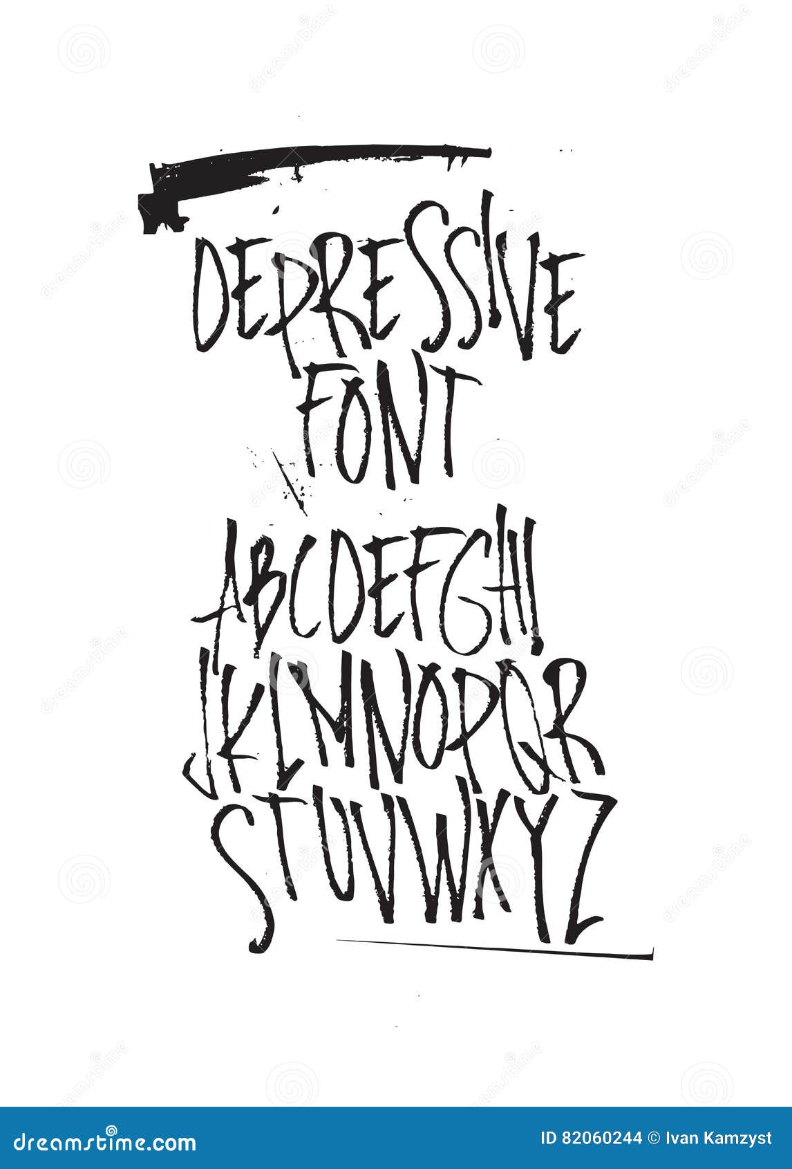 Expressive Decorative Typography. Cartoon Vector | CartoonDealer.com ...