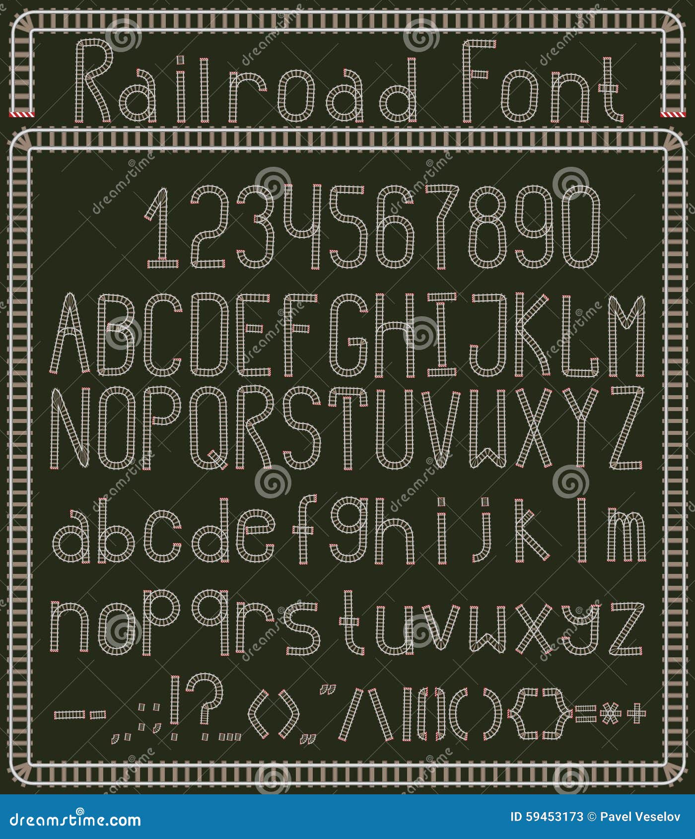 Font stock vector. Illustration of point, education, font - 59453173