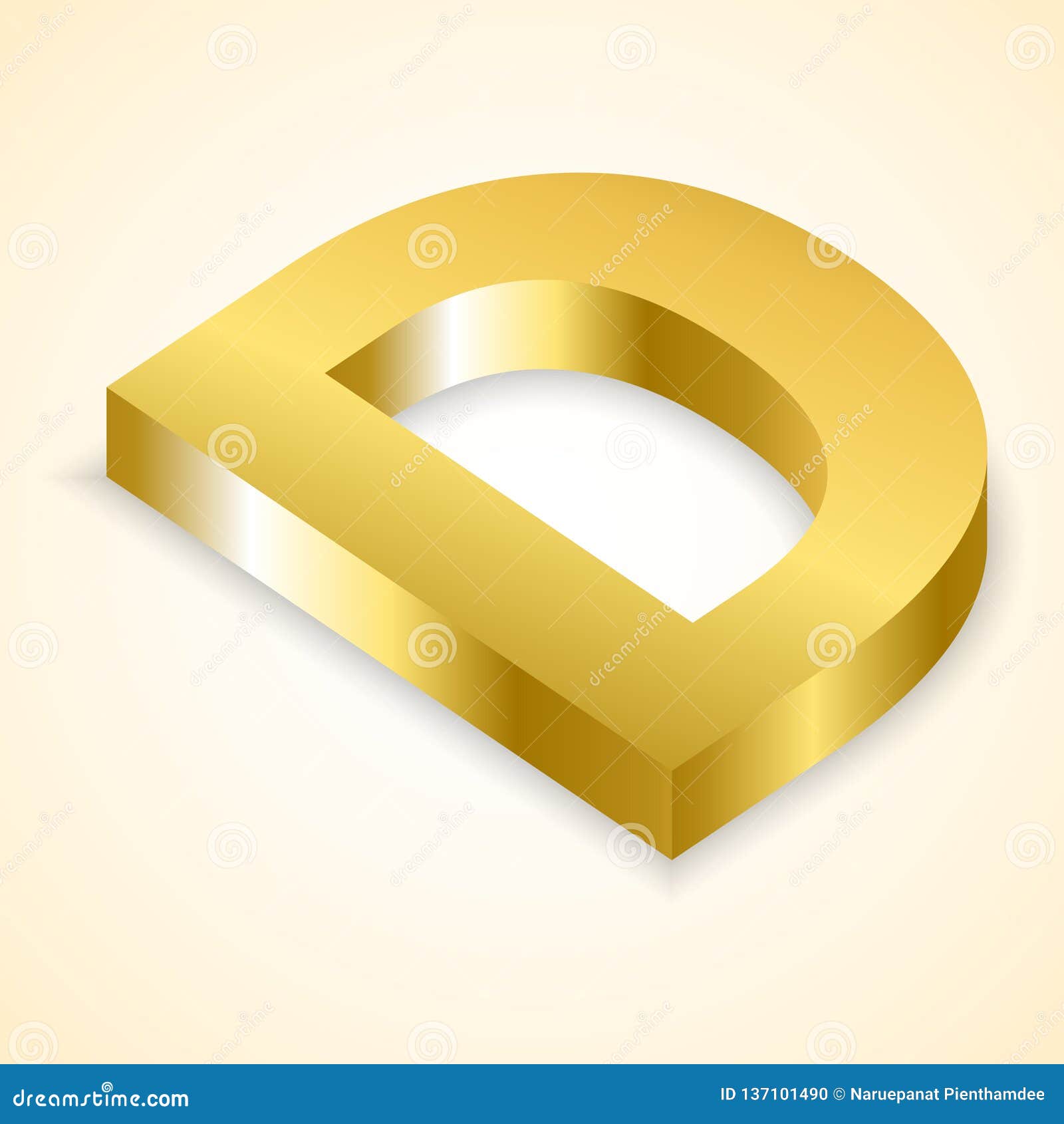 Font gold 3D style stock vector. Illustration of symbol - 137101490