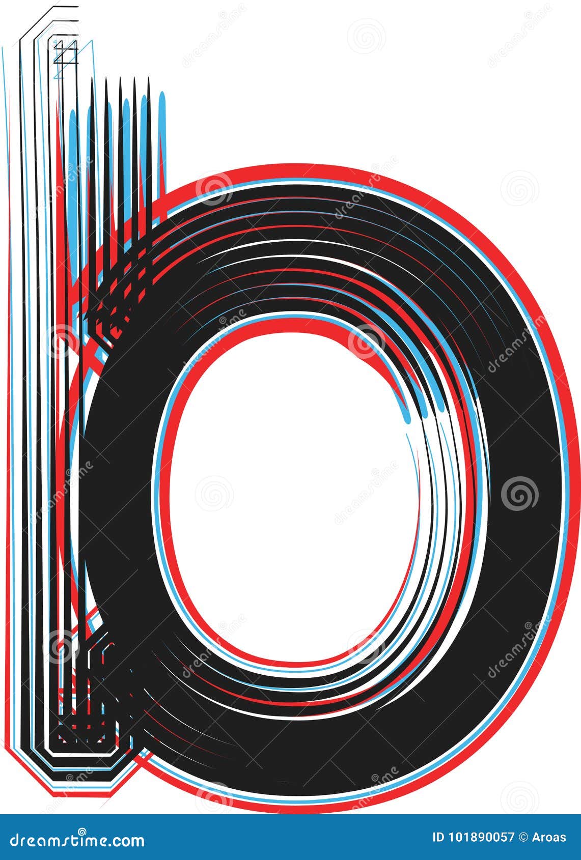 Font illustration letter b stock vector. Illustration of artistic ...