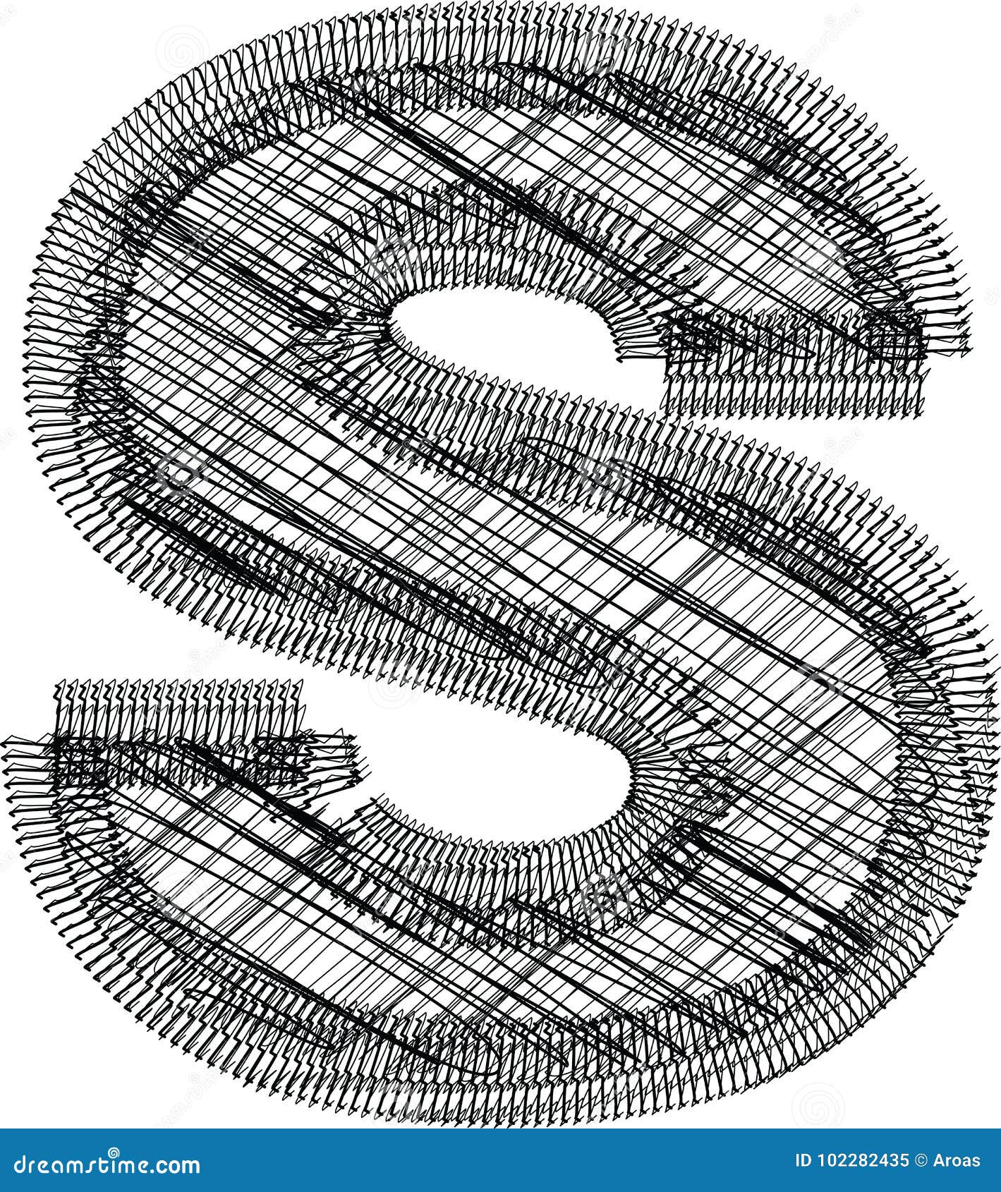 Font Illustration Letter s stock vector. Illustration of graphic ...