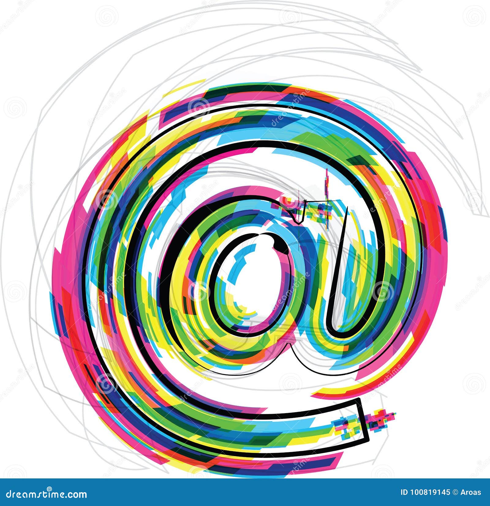 Font Illustration. at Symbol Stock Vector - Illustration of isolated ...