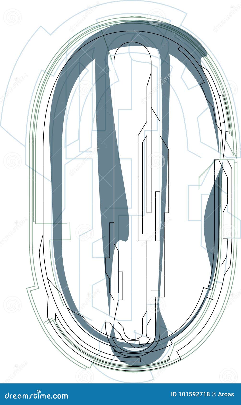 Font Illustration Uppercase LETTER O Stock Vector - Illustration of ...