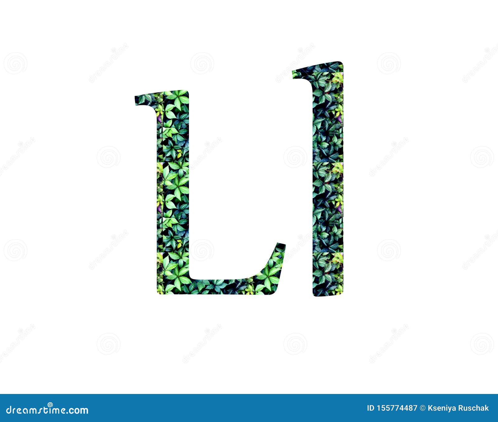 Font from leaves, abc stock illustration. Illustration of growth ...
