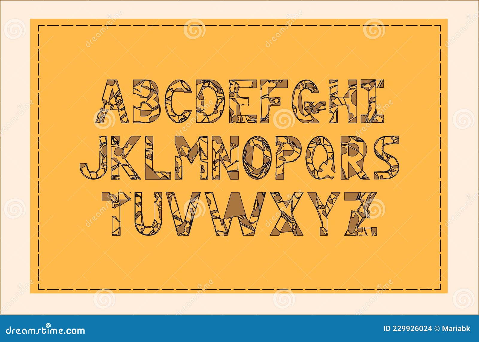 Font Thread. Abc Letters for Different Design. Sew Font. Latin ...