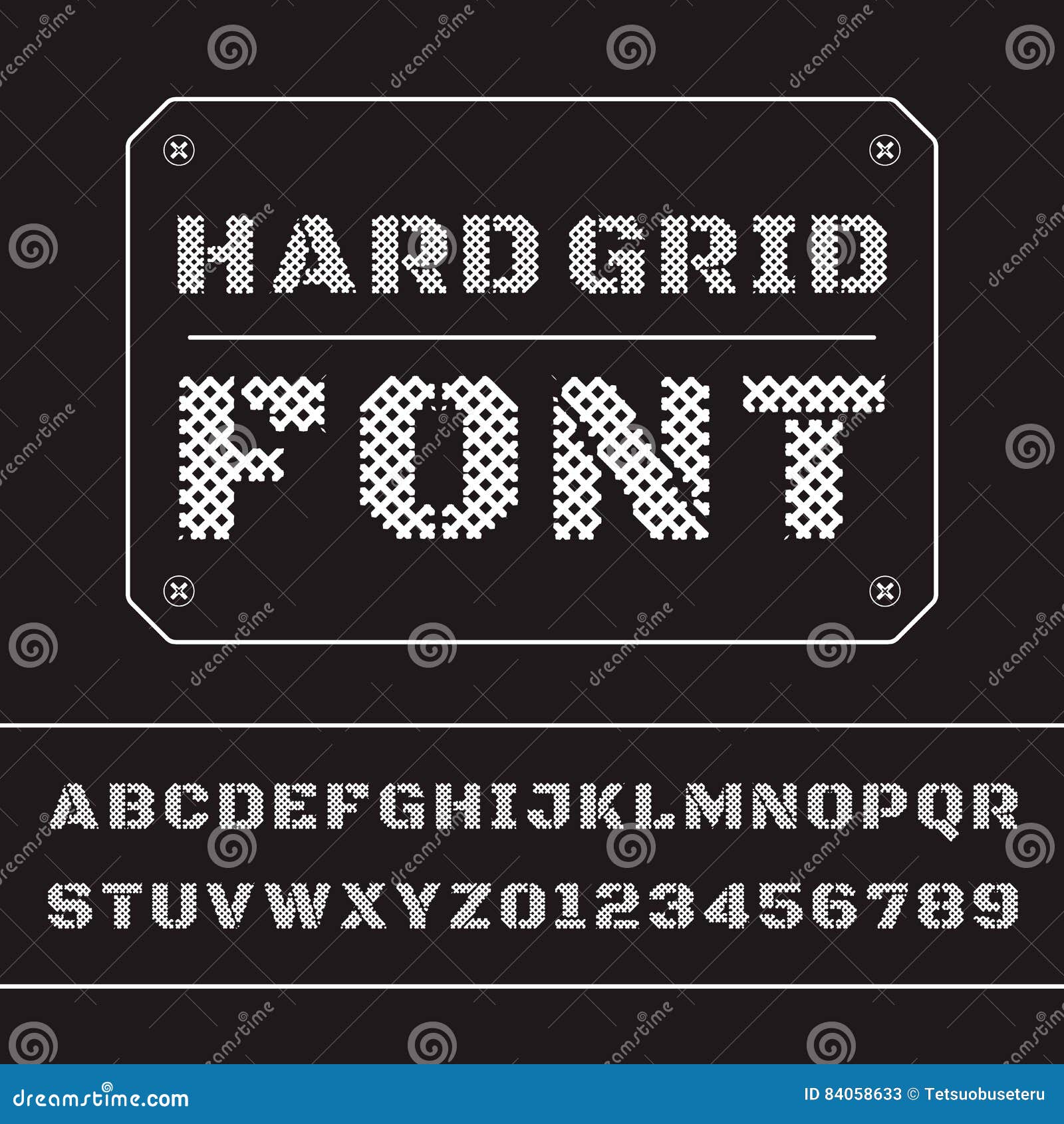 Font stock vector. Illustration of symbol, alphabet, object - 84058633