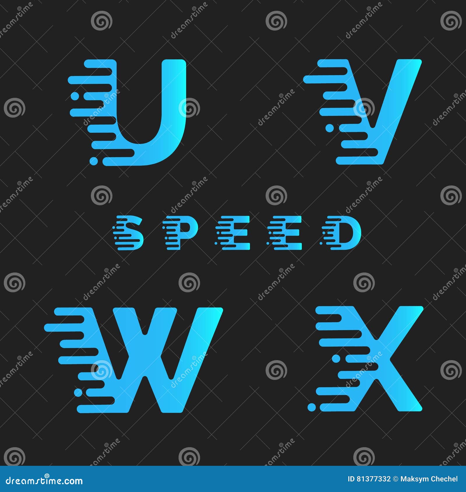 Font With Motion Effect. Stock Photography | CartoonDealer.com #81380552