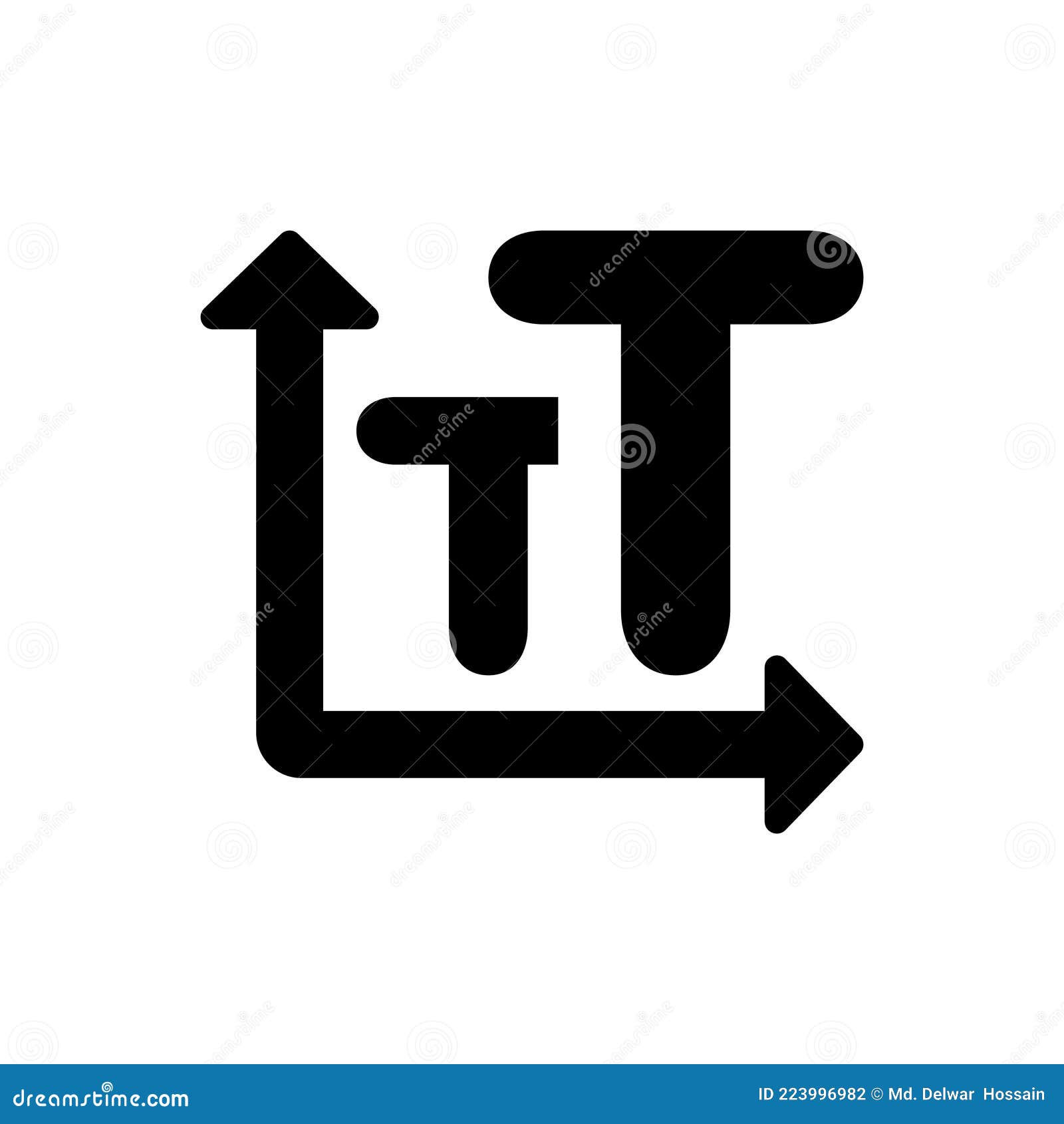 Font size icon stock vector. Illustration of text, vector - 223996982