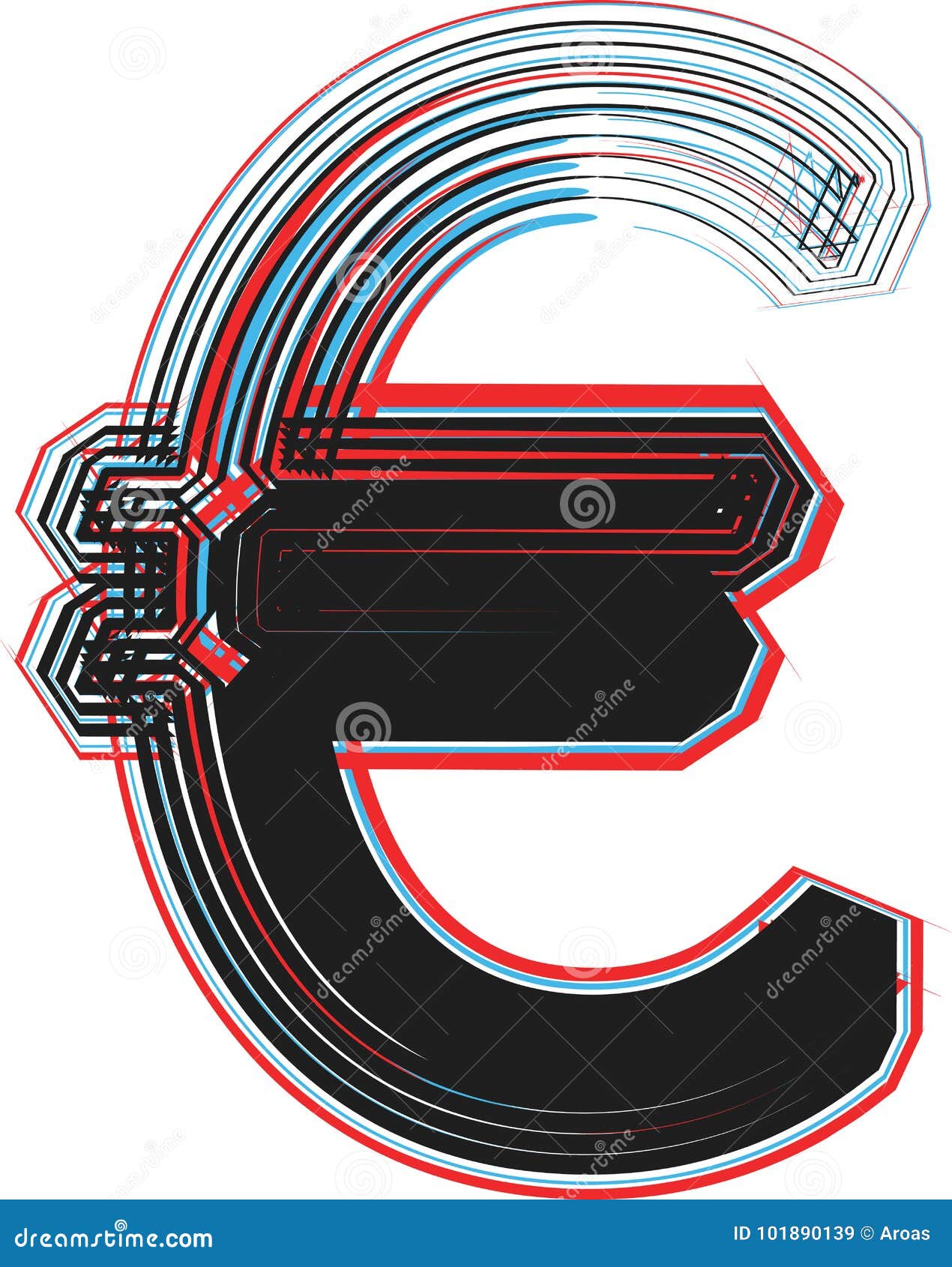 Font Symbol illustration stock vector. Illustration of design - 101890139