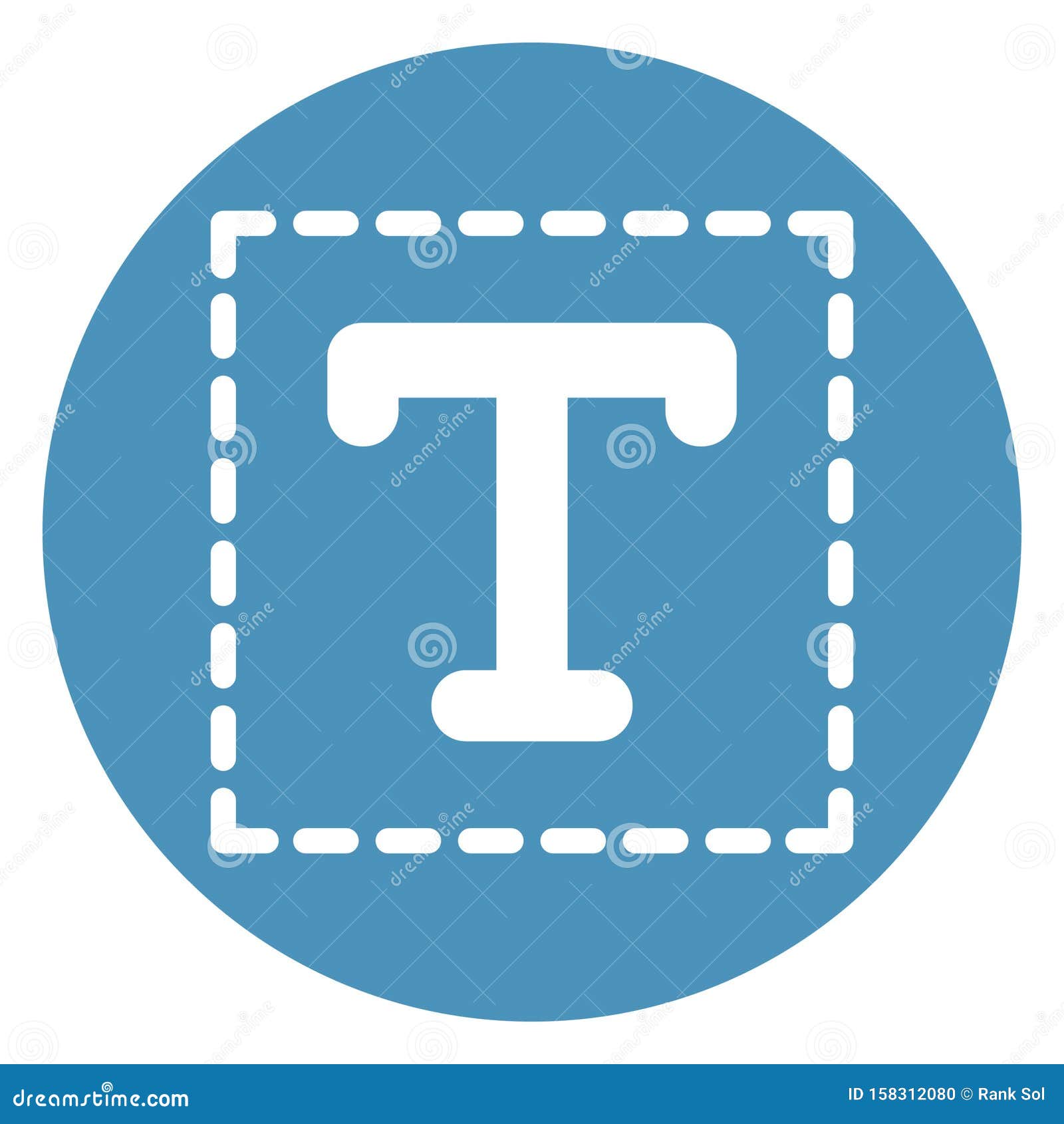 Font, Text Isolated Vector Icon Which Can Easily Modify or Edit Stock ...