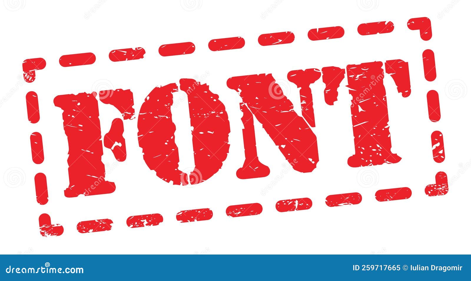 FONT Text Written on Red Stamp Sign Stock Illustration - Illustration ...