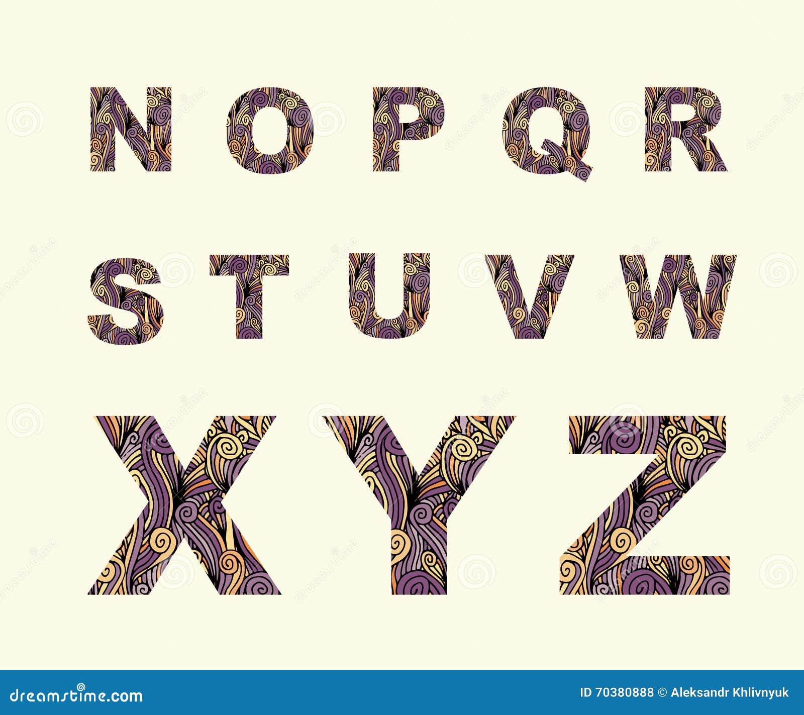 Font Type Abc Uppercase. Vector Stock Illustration Stock Illustration ...