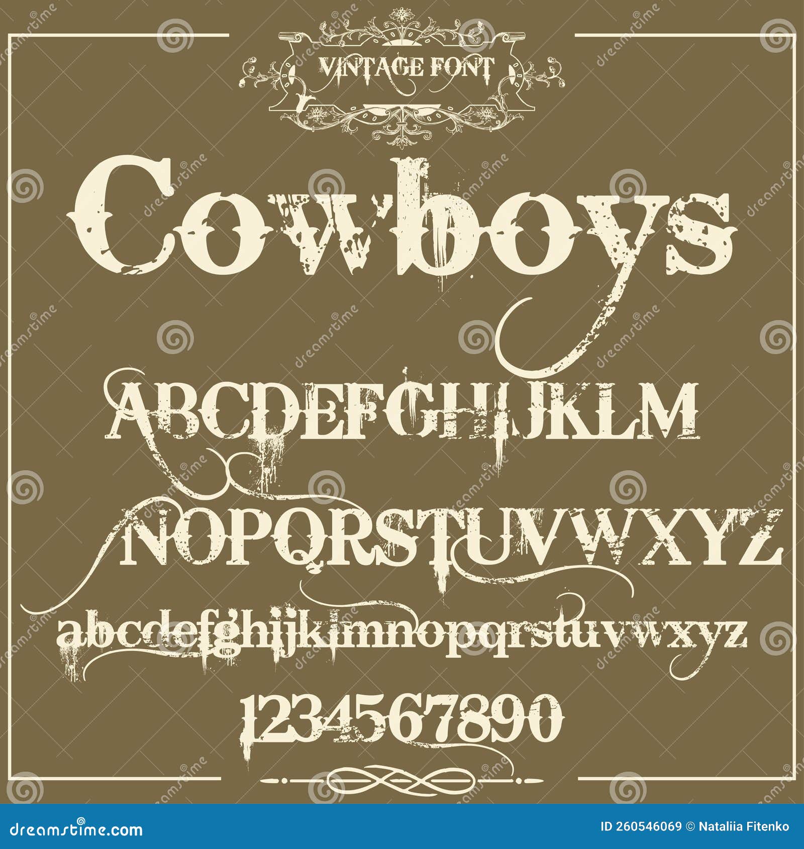 Font. Typeface. Script. Western Style - Vintage Script Font.Cowboys ...