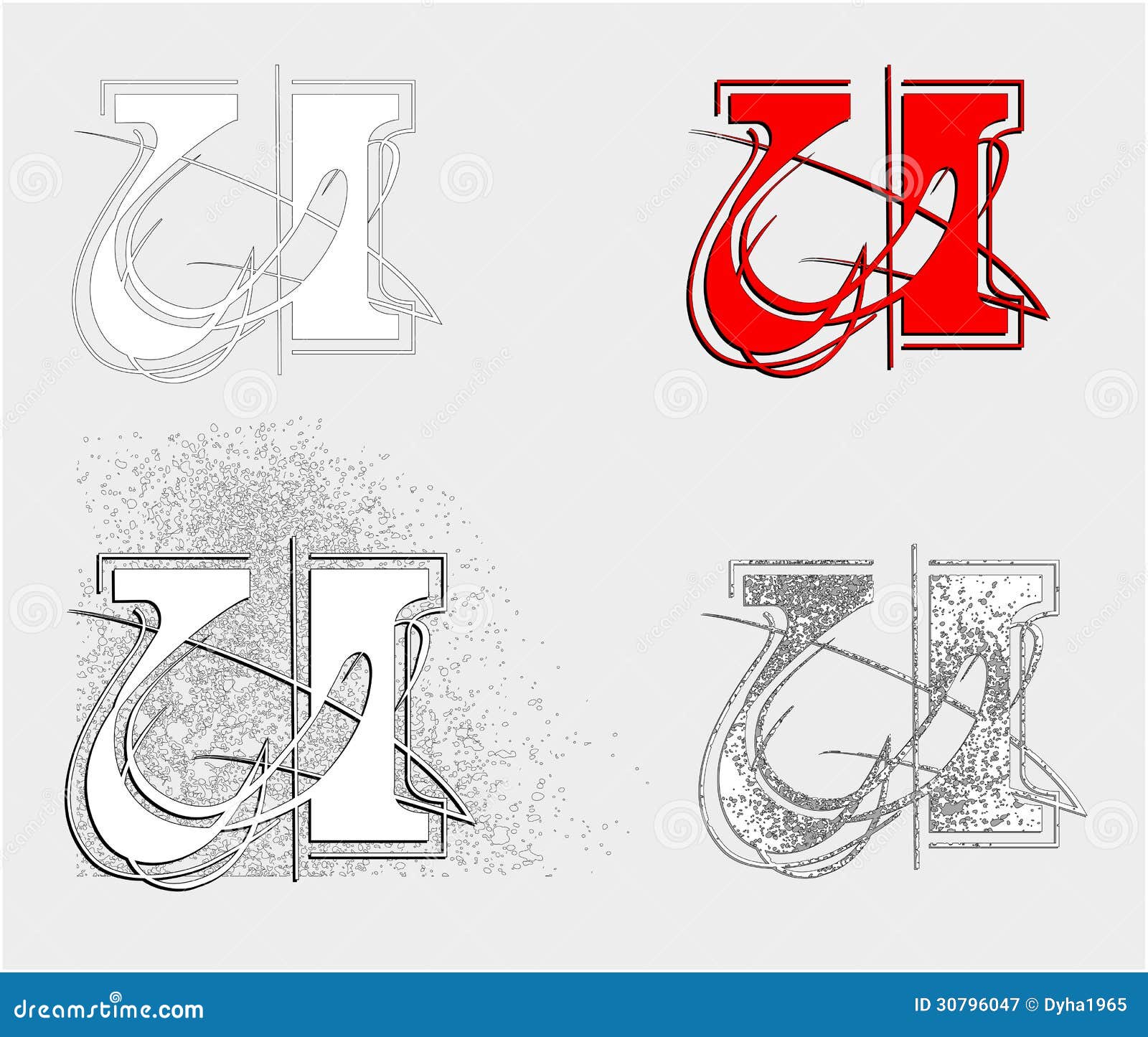 Font U stock vector. Illustration of typography, seal - 30796047