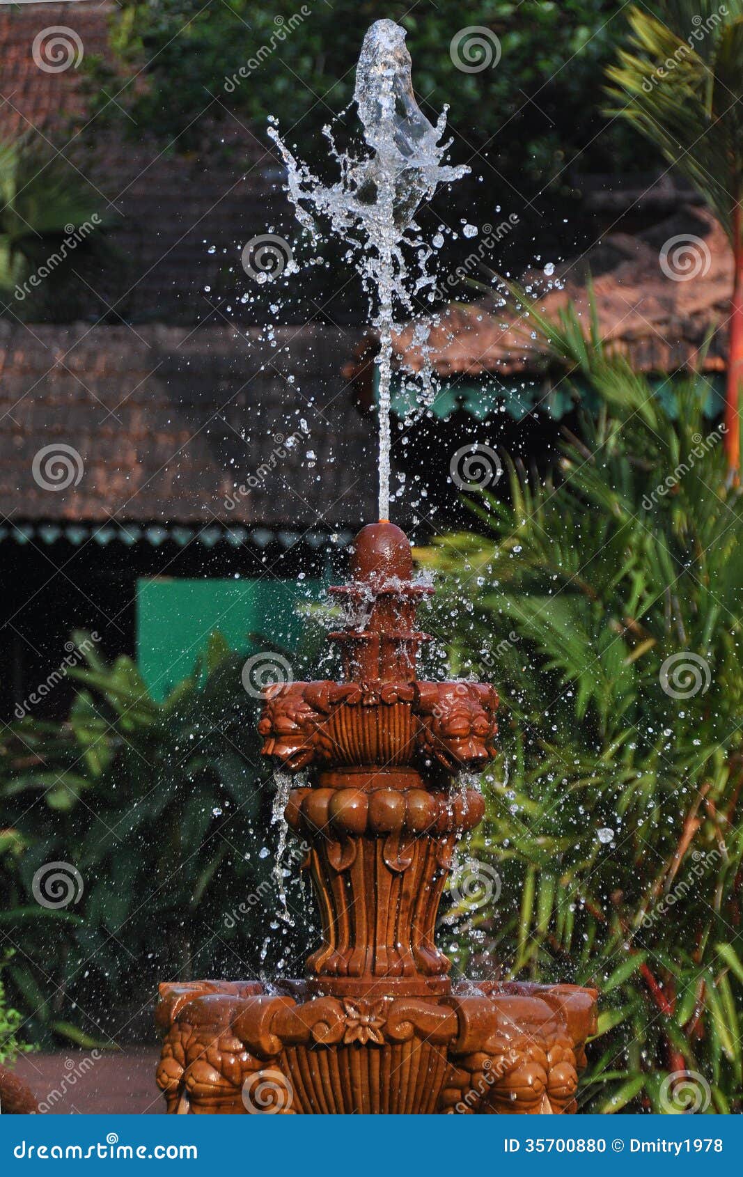 Fontain stock photo. Image of beauty, outdoors, freshness - 35700880