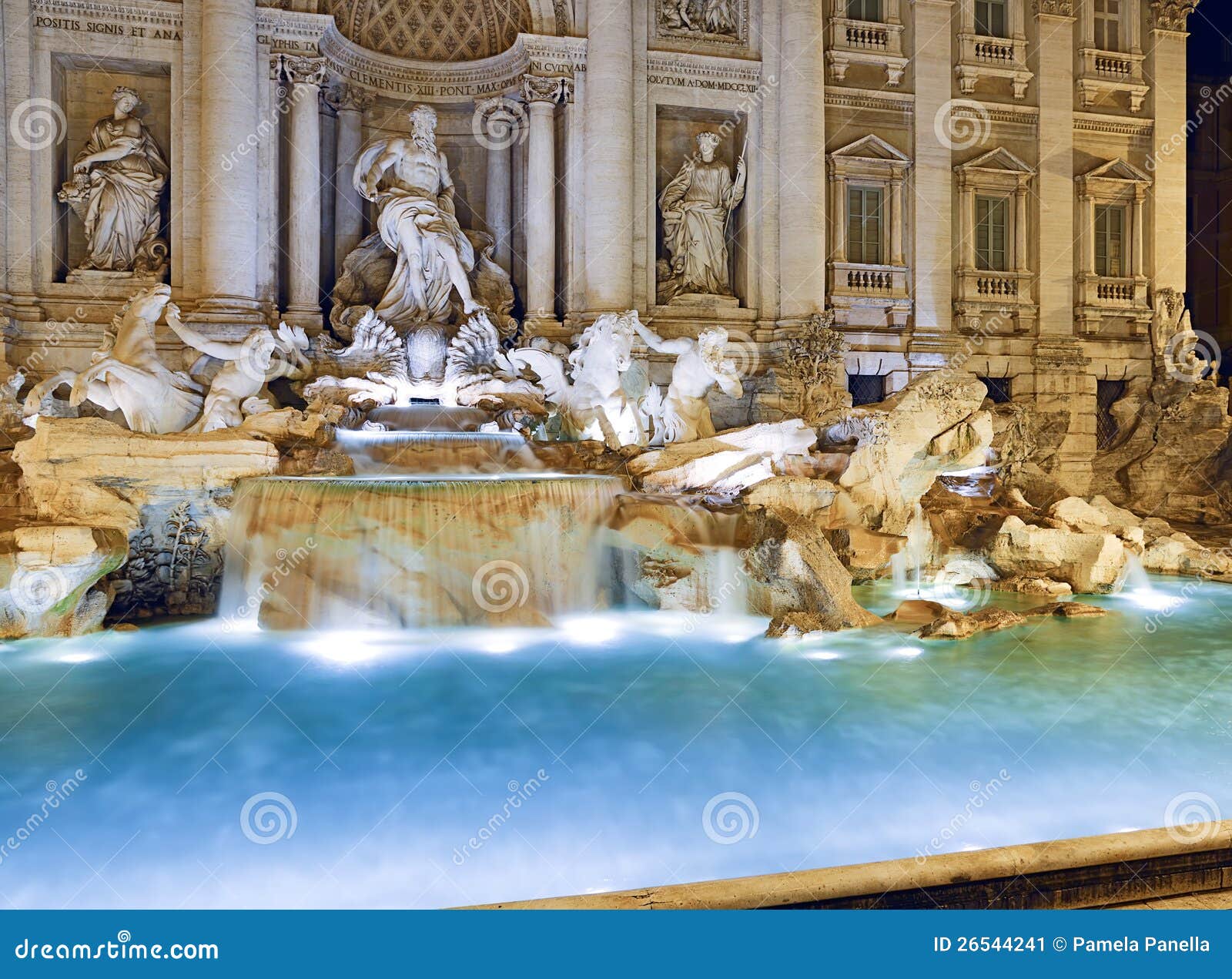 Fontaine de TREVI, Rome image stock. Image du bernin - 26544241