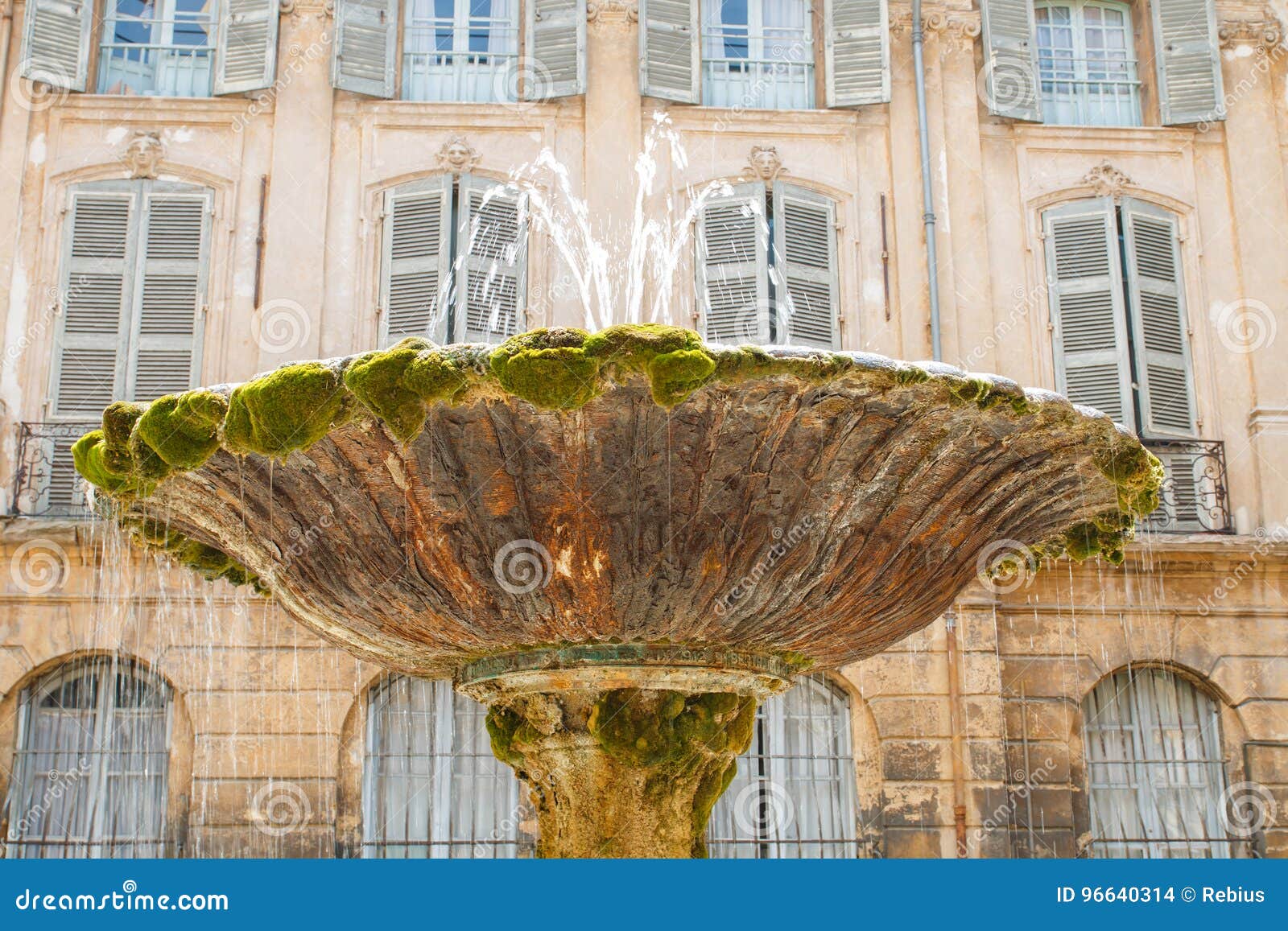 Fontaine stock photo. Image of stone, shadow, city, square - 96640314