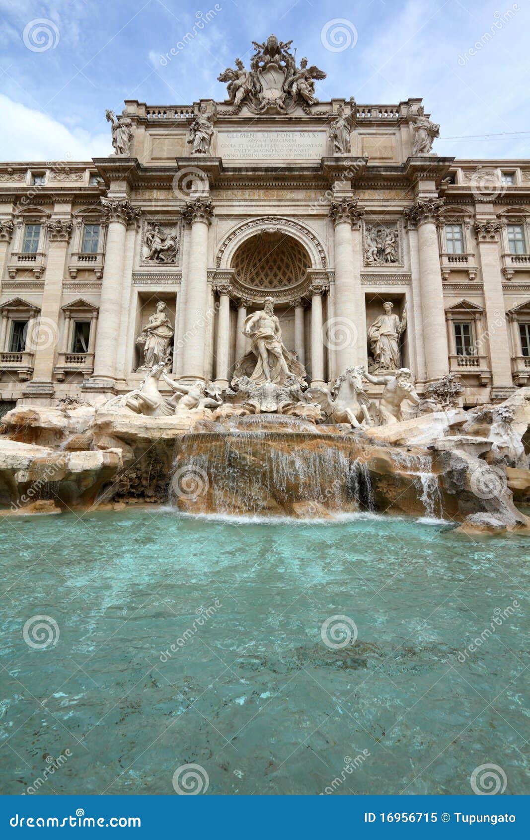 Fontana di Trevi stock image. Image of monument, tourism - 16956715