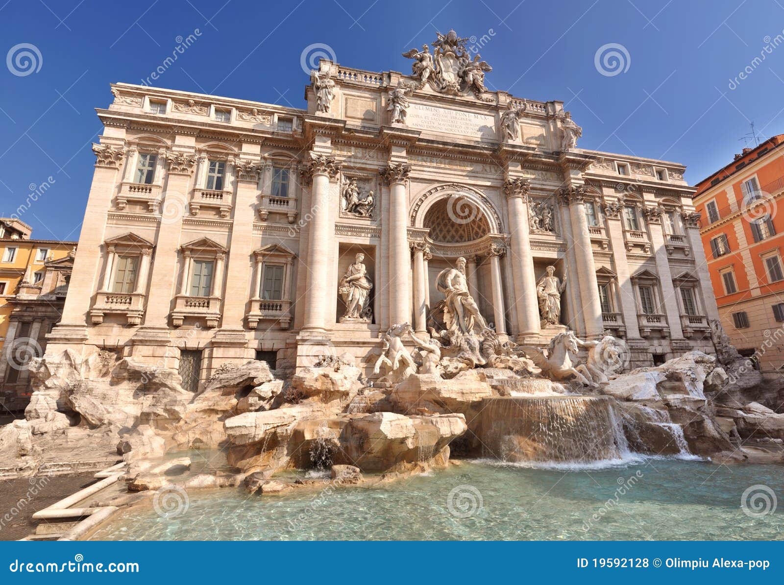 Fontana di Trevi stock photo. Image of travel, monument - 19592128