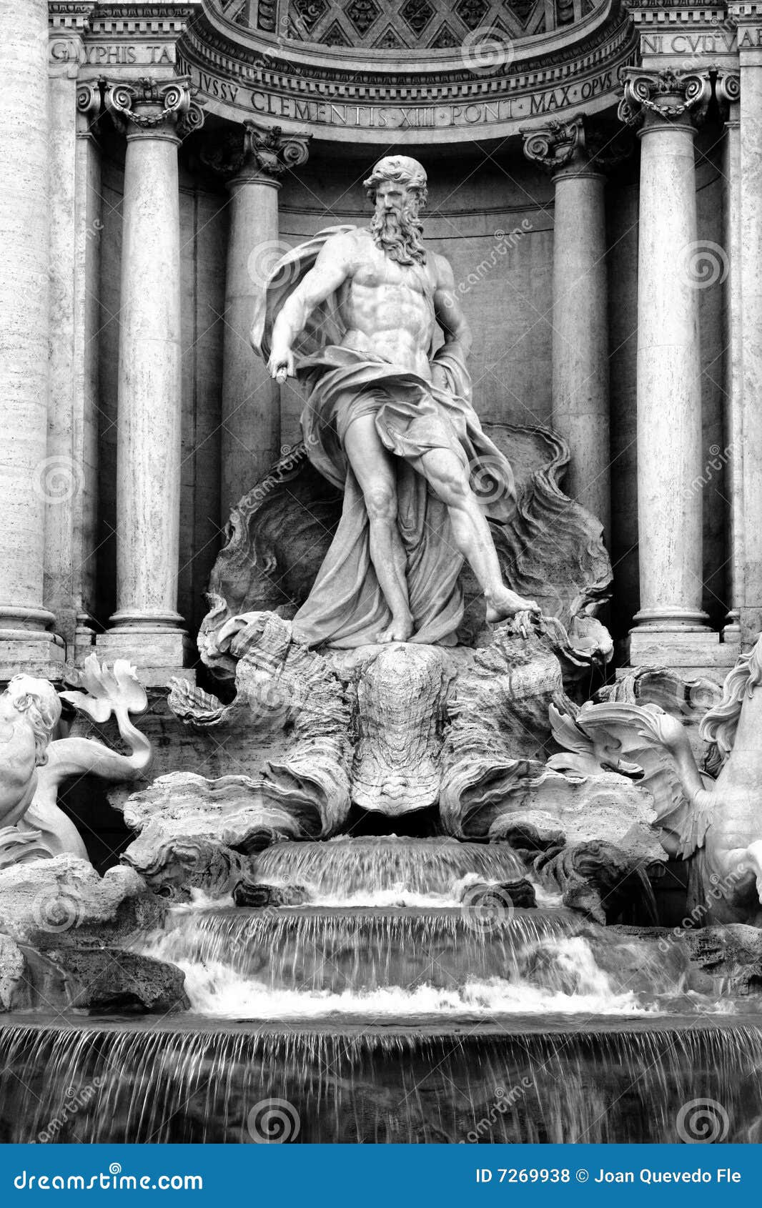 Fontana di Trevi stock photo. Image of water, city, fontaine - 7269938