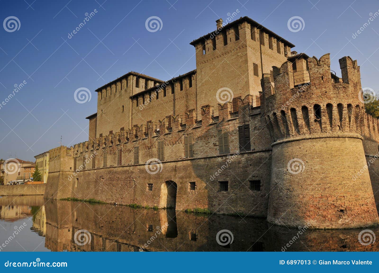 Fontanellato stock image. Image of village, emilia, architecture - 6897013