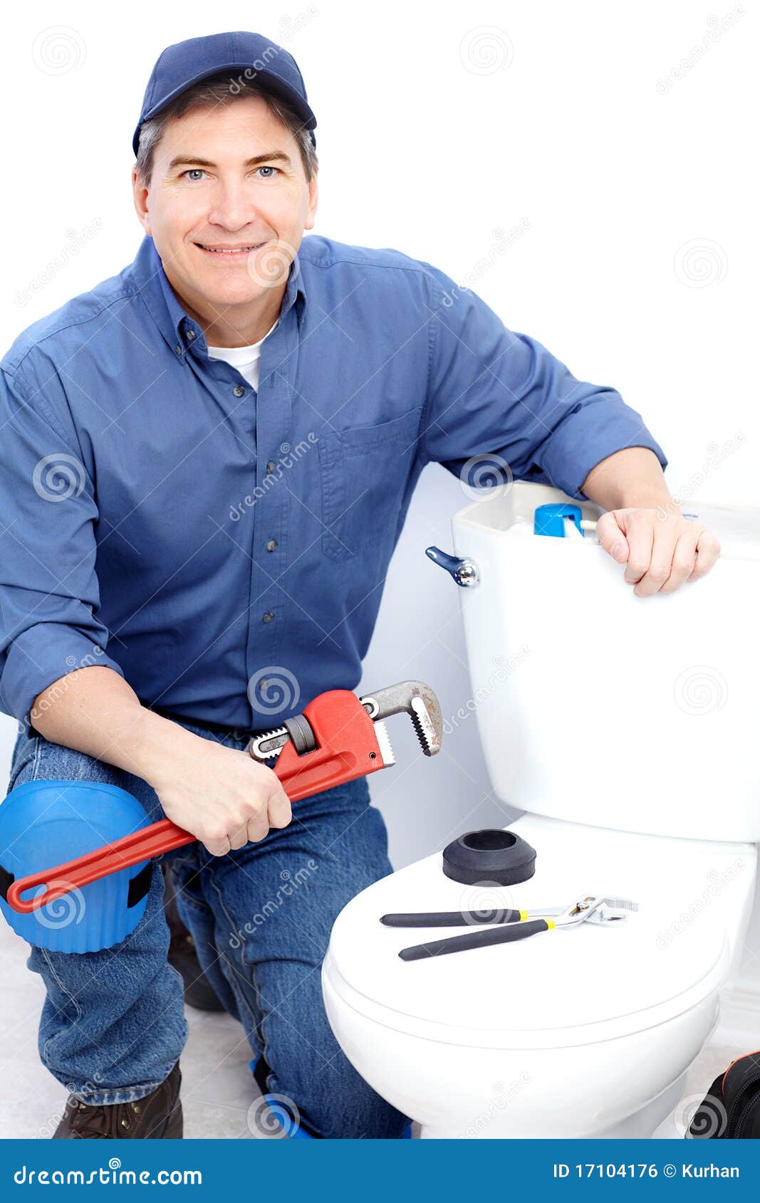 Fontanero foto de archivo. Imagen de contratista, mantenimiento - 17104176