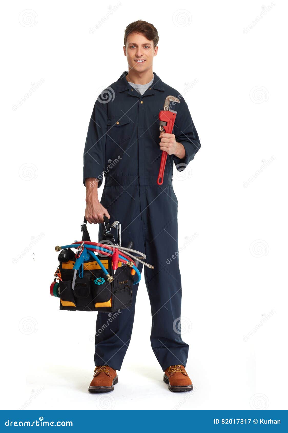 Fontanero imagen de archivo. Imagen de reparador, herramienta - 82017317