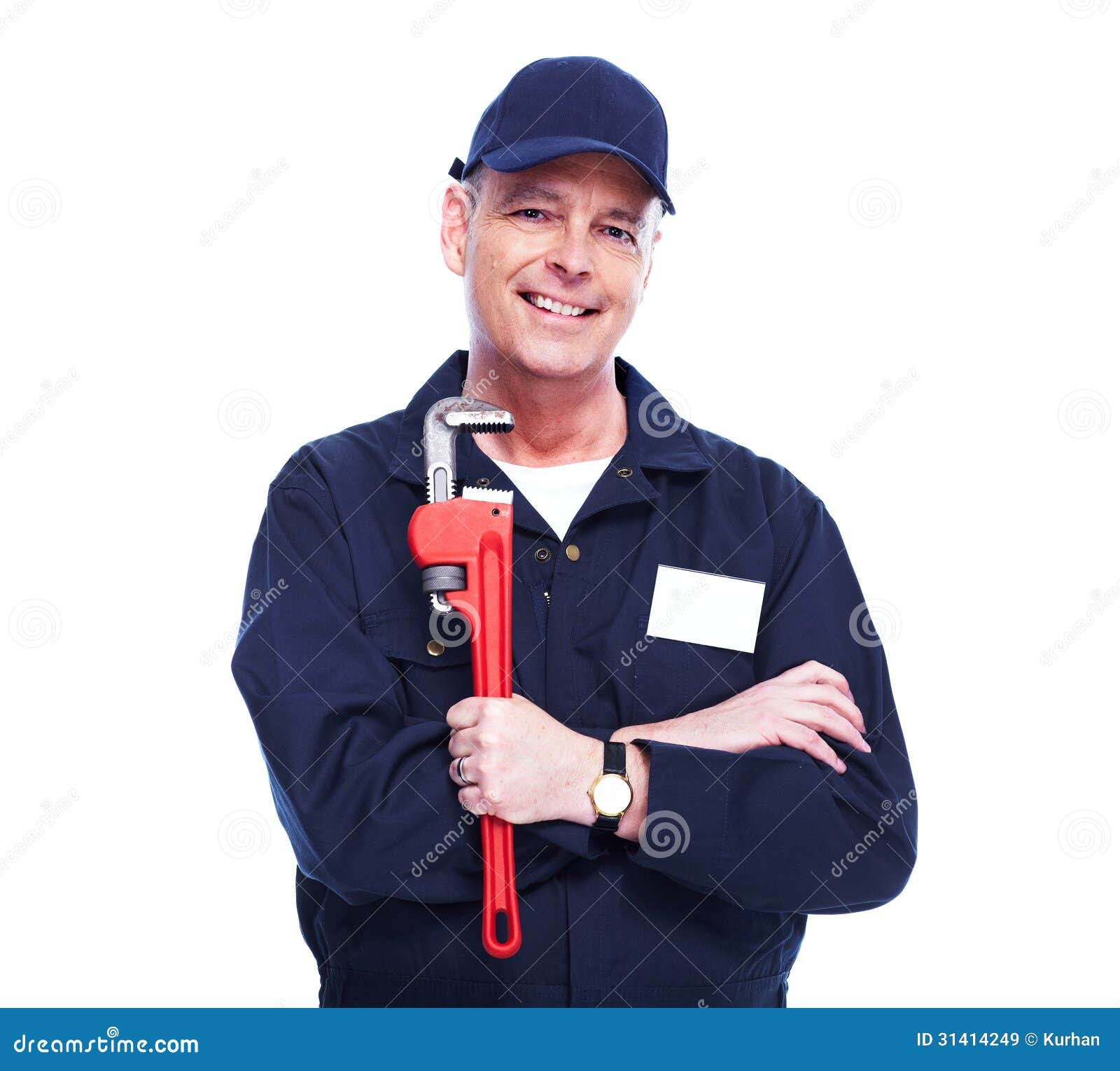 Fontanero profesional. imagen de archivo. Imagen de hombre - 31414249