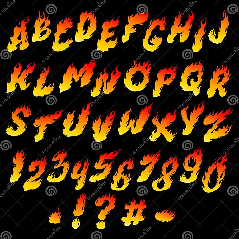 Fonte do fogo ilustração do vetor. Ilustração de consideravelmente ...