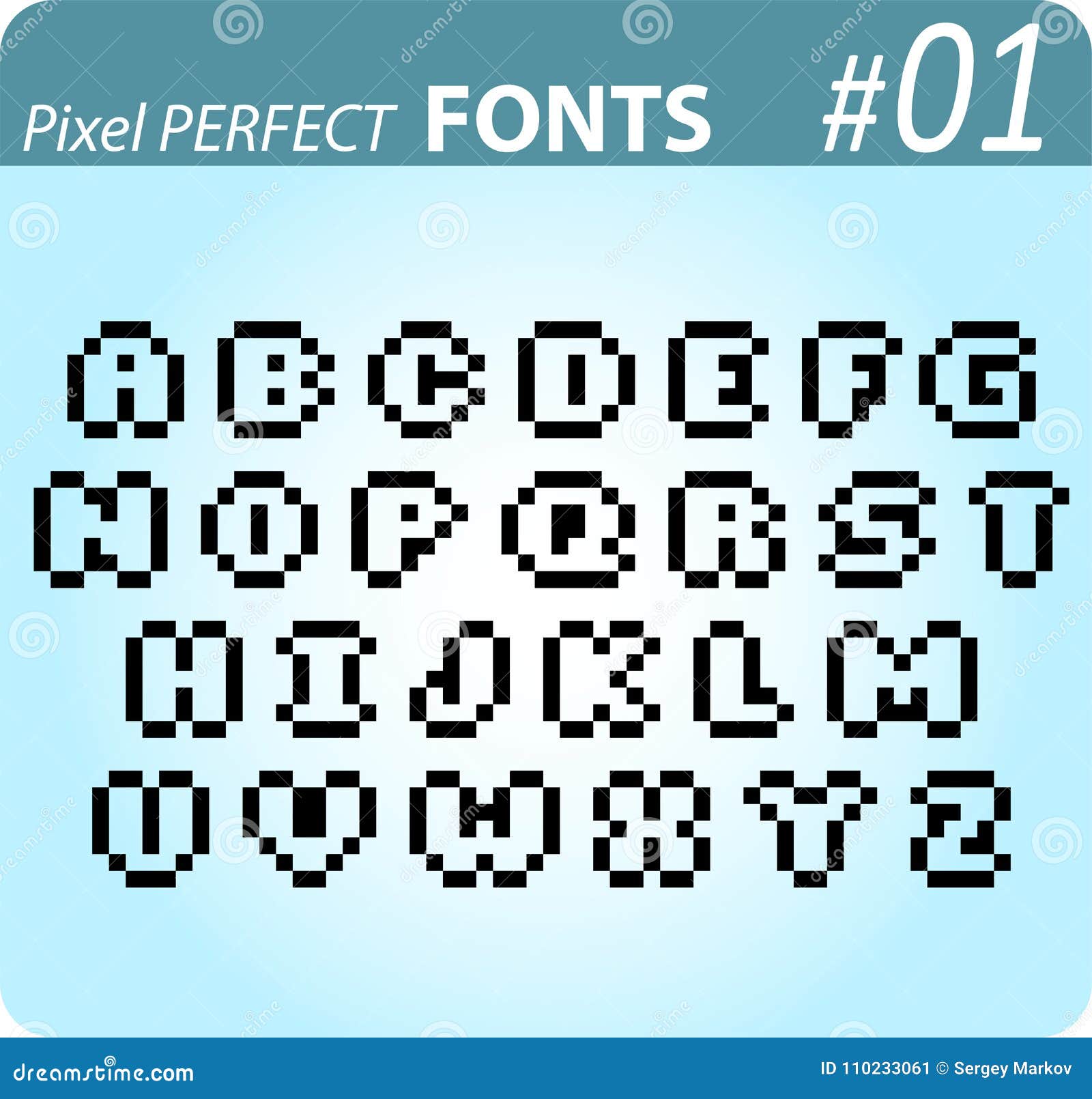 Fonte no estilo do pixel ilustração do vetor. Ilustração de cartaz ...