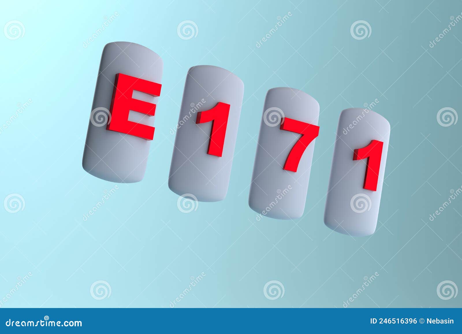 Food Additive E171 in Chewing Gums. Danger Titanium Dioxide Concept ...