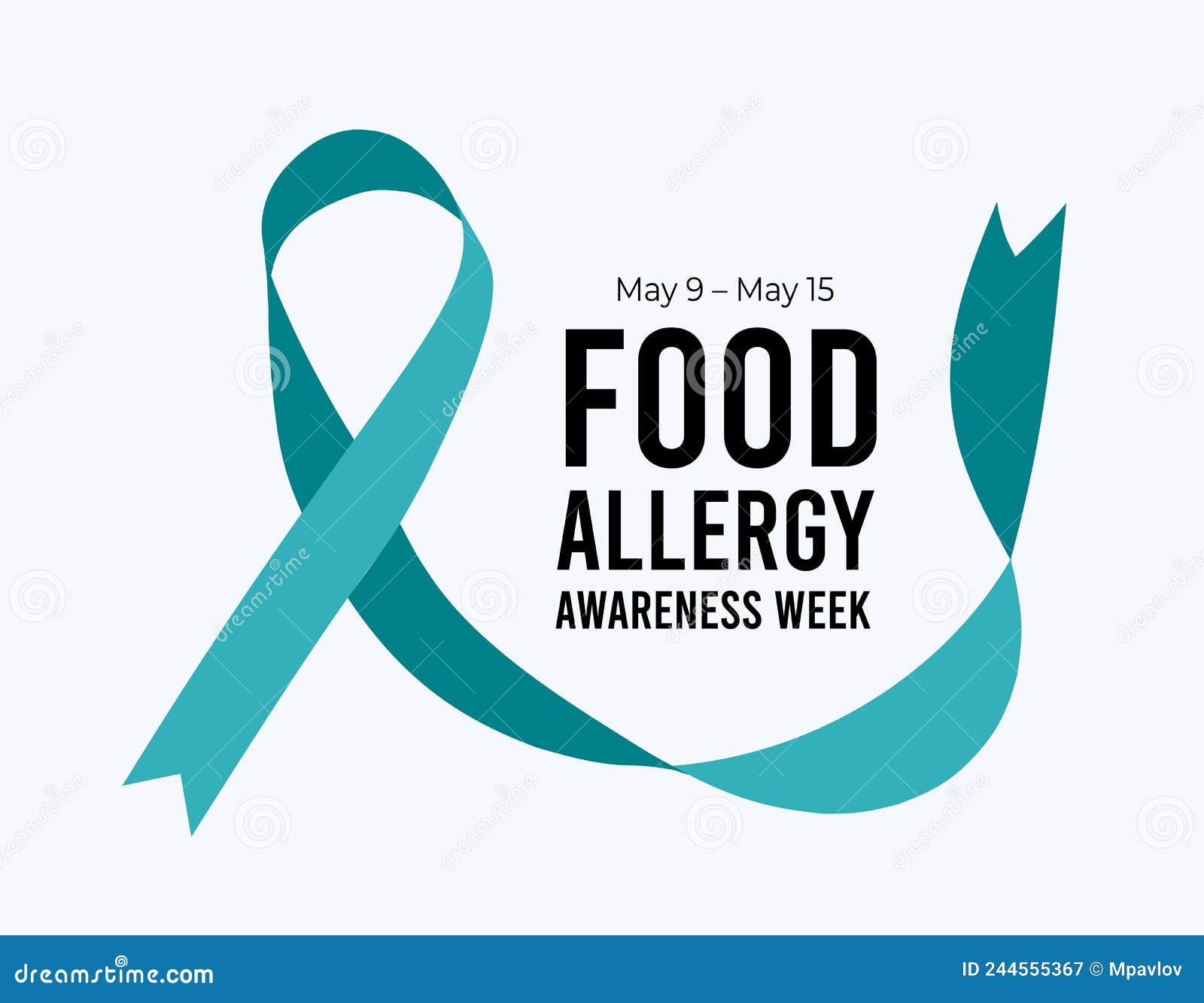 Food Allergy Awareness Week. Vector Illustration On White ...