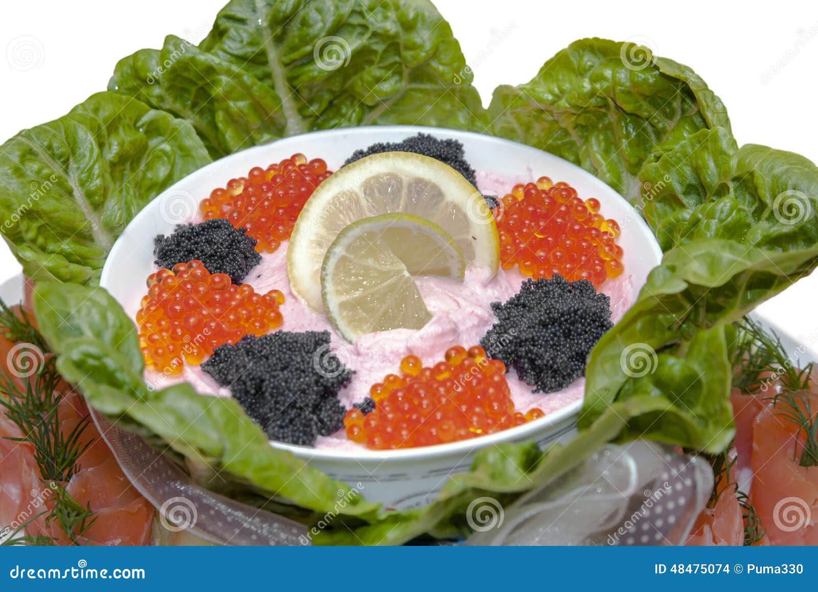 Food - Appetizer Plate-caviar and Fish Stock Photo - Image of party ...