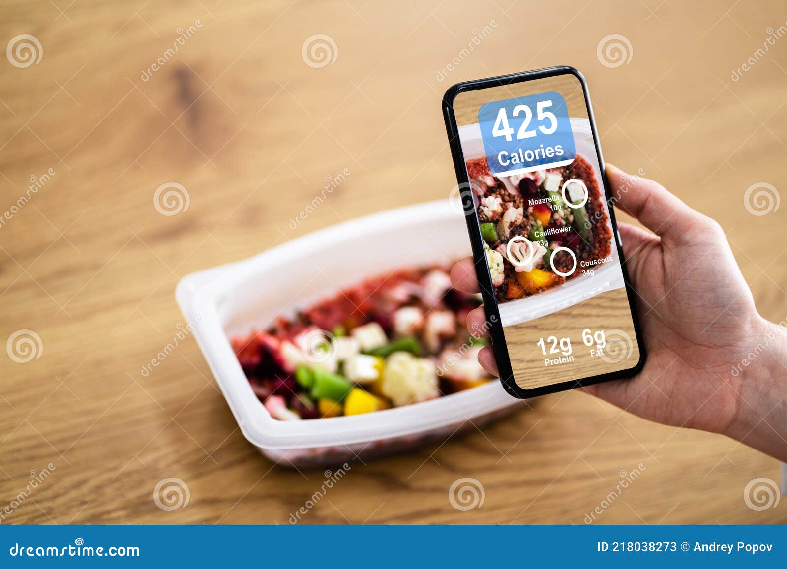 Food AR Information Technology App Stock Image - Image of interactive ...