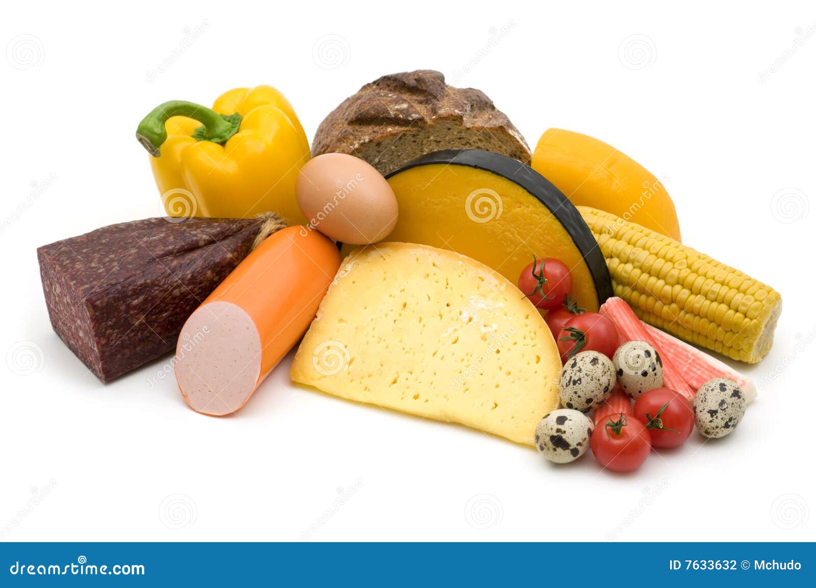 Food assortment stock photo. Image of tomato, paprika - 7633632