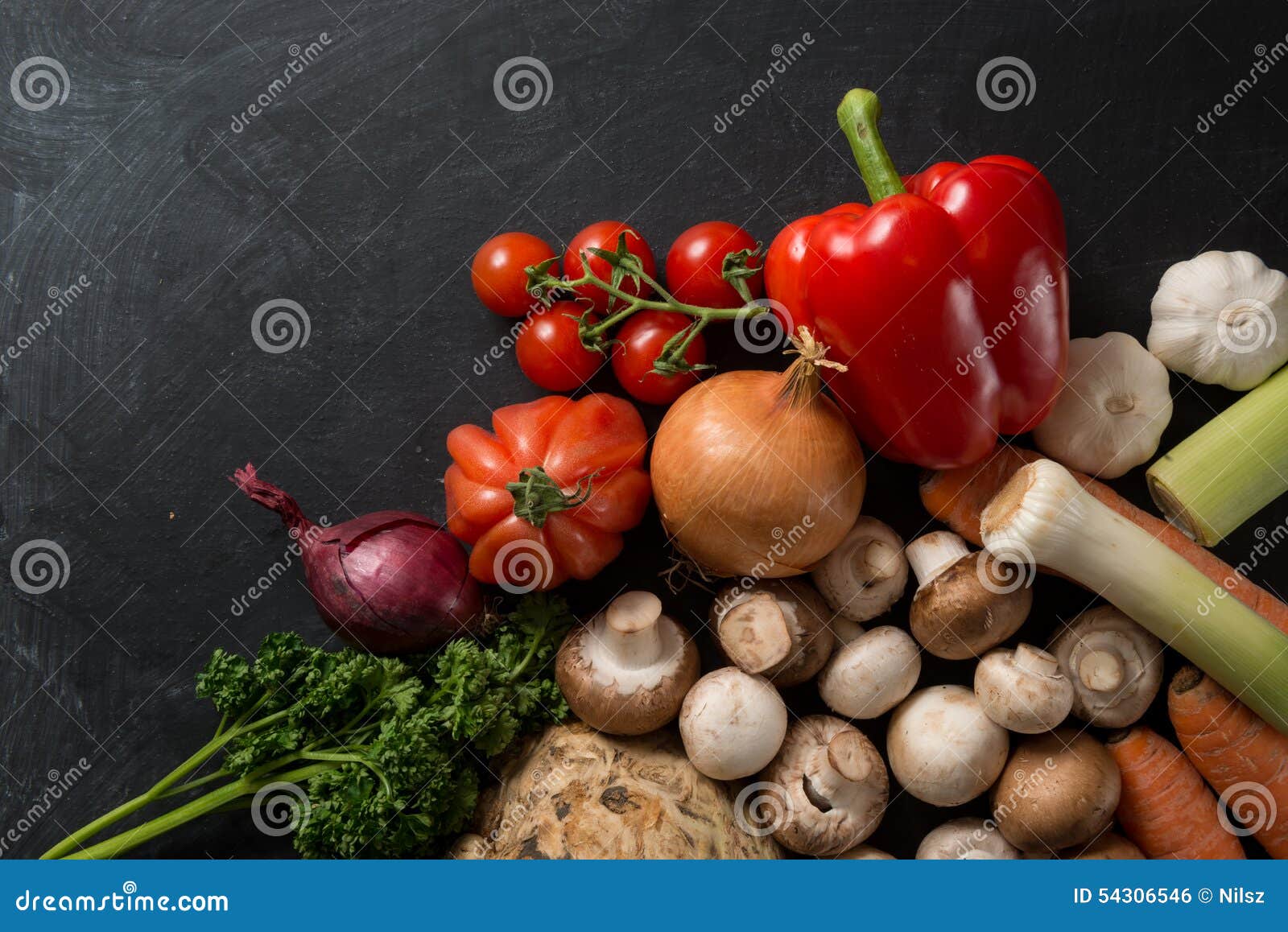 Food Background Vegetable Mix Stock Photo - Image of fresh, food: 54306546