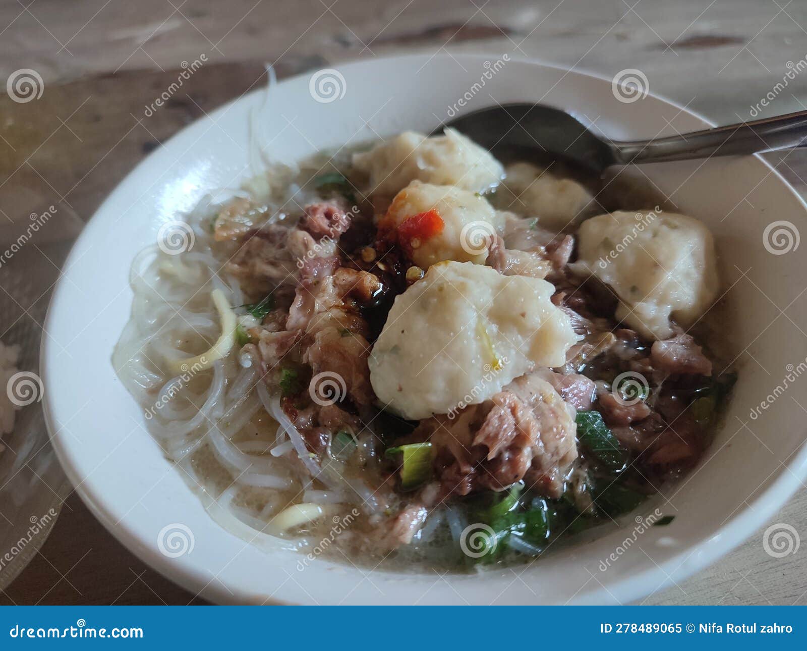 Food Bakso chicken yummy stock image. Image of yummy - 278489065