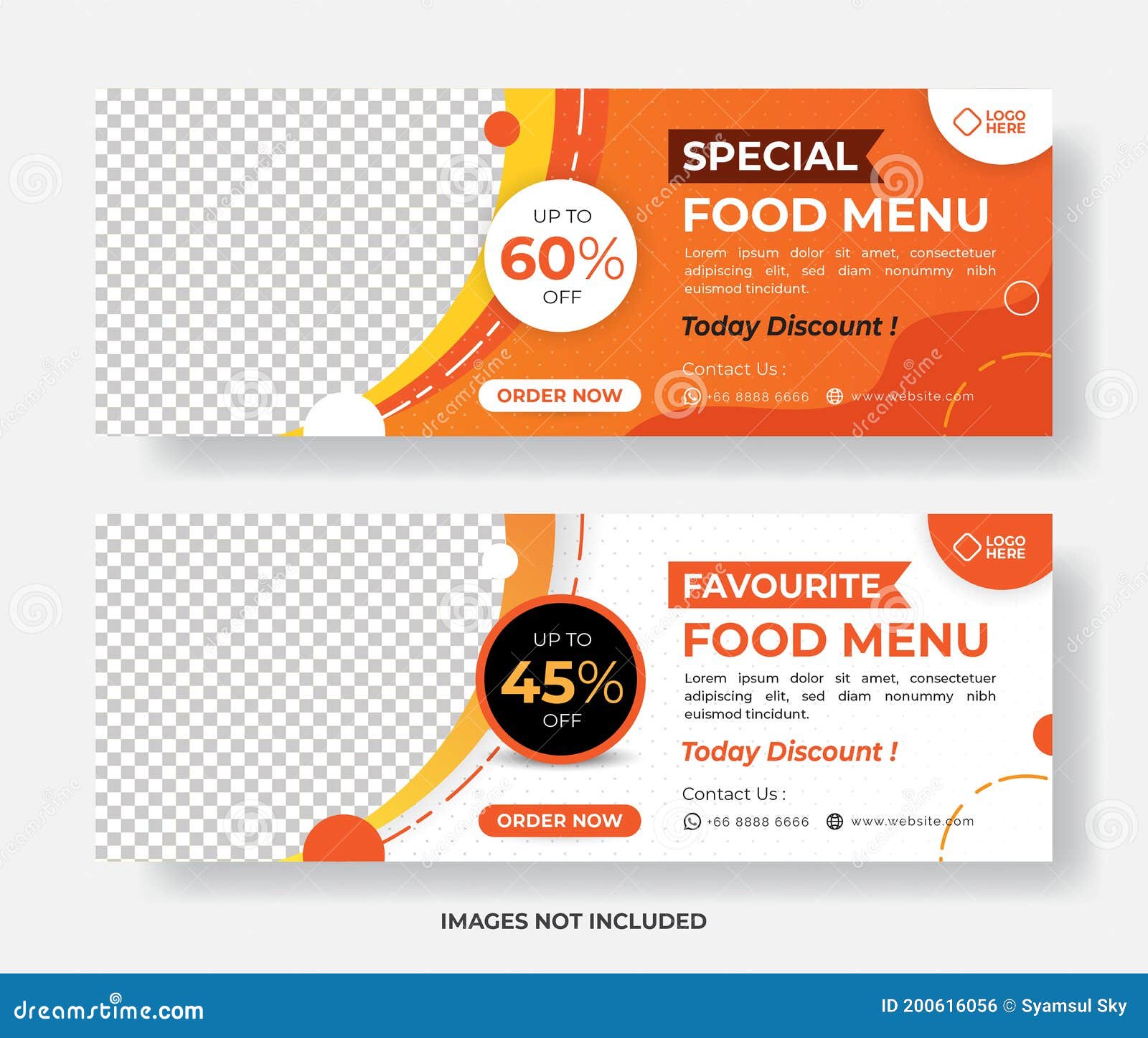 Food Banner Template, Restaurant Banner Template, Promotion Food Banner ...