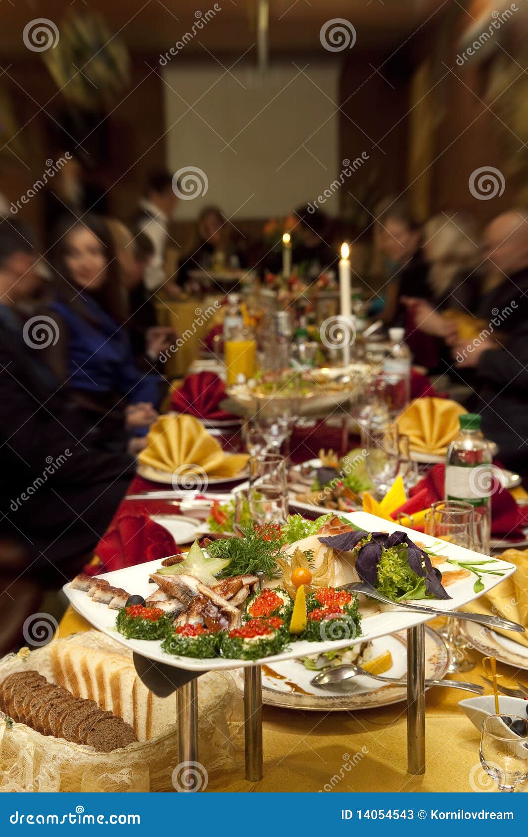 Food at banquet table stock image. Image of banquet, arranging - 14054543