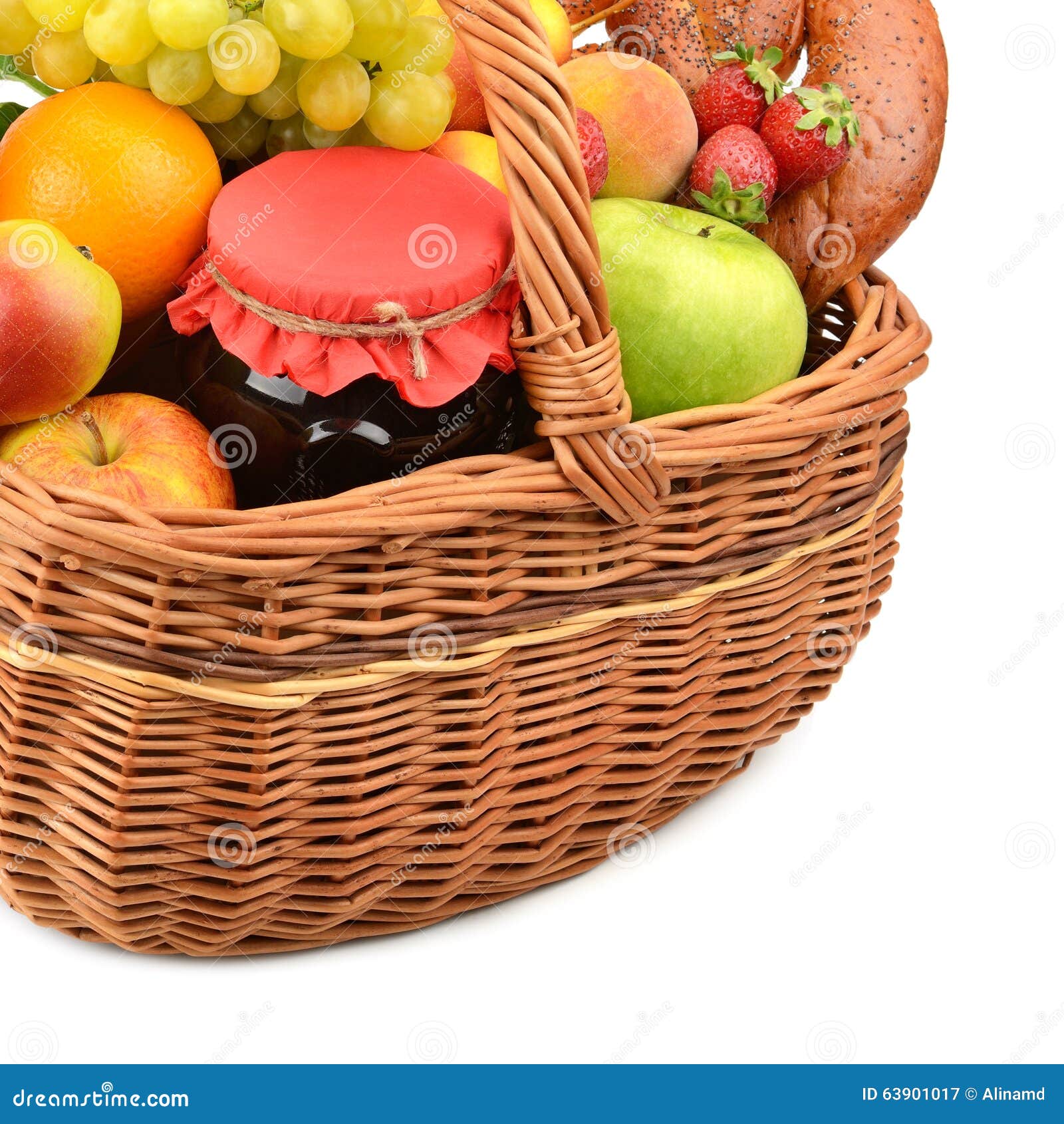 Food in a basket stock image. Image of juicy, healthy - 63901017