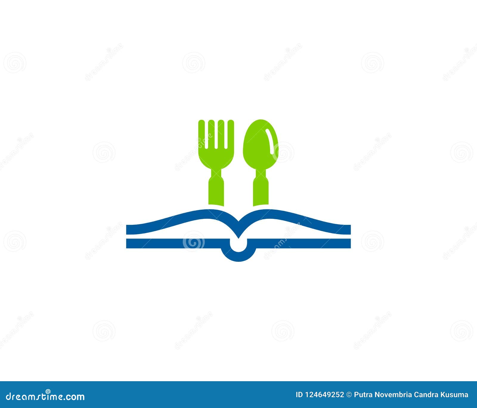 Food Book Logo Icon Design stock vector. Illustration of company ...