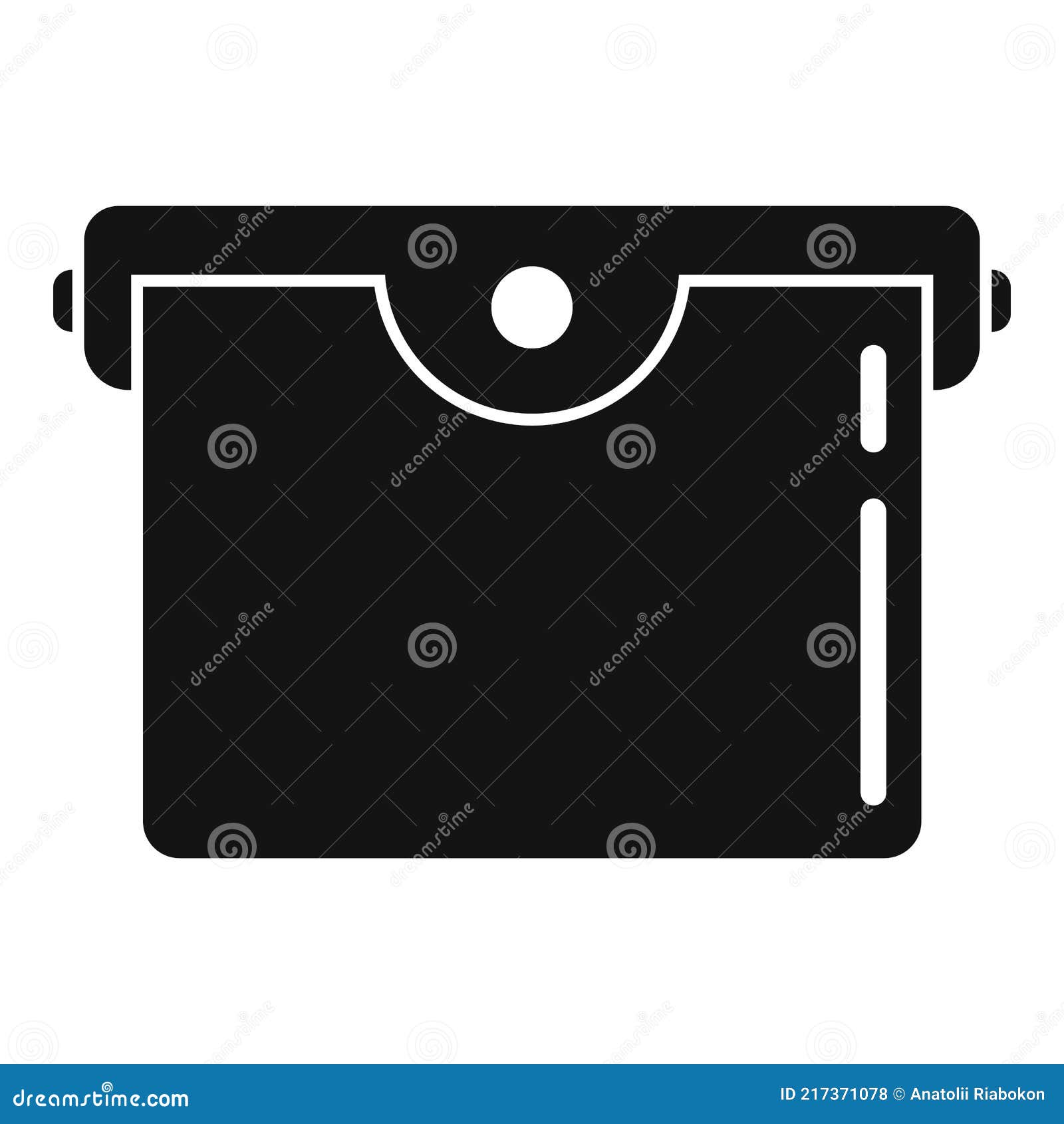 Food Box Icon, Simple Style Stock Vector - Illustration of application ...