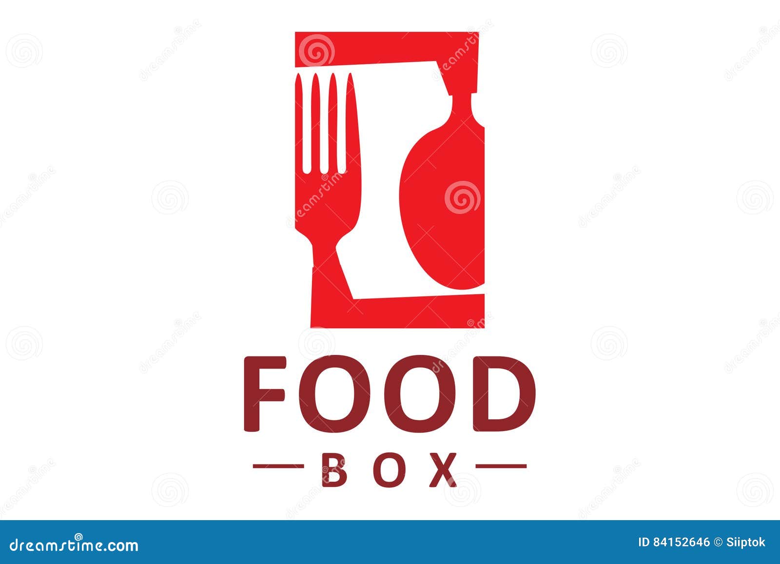 Food box logo stock vector. Illustration of professional - 84152646