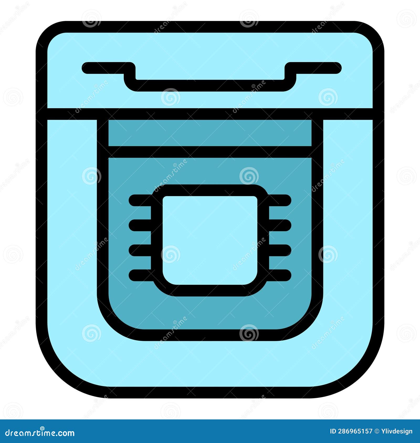 Food Bread Making Icon Vector Flat Stock Vector - Illustration of thin ...